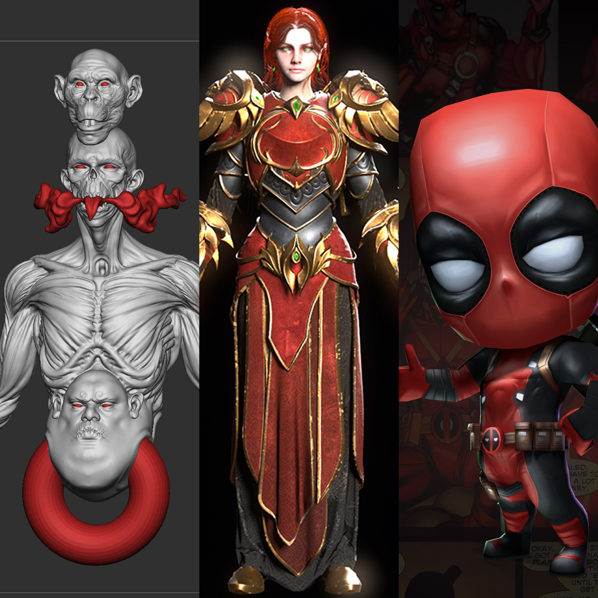 ArtStation - (2021-2020) Character Modeling