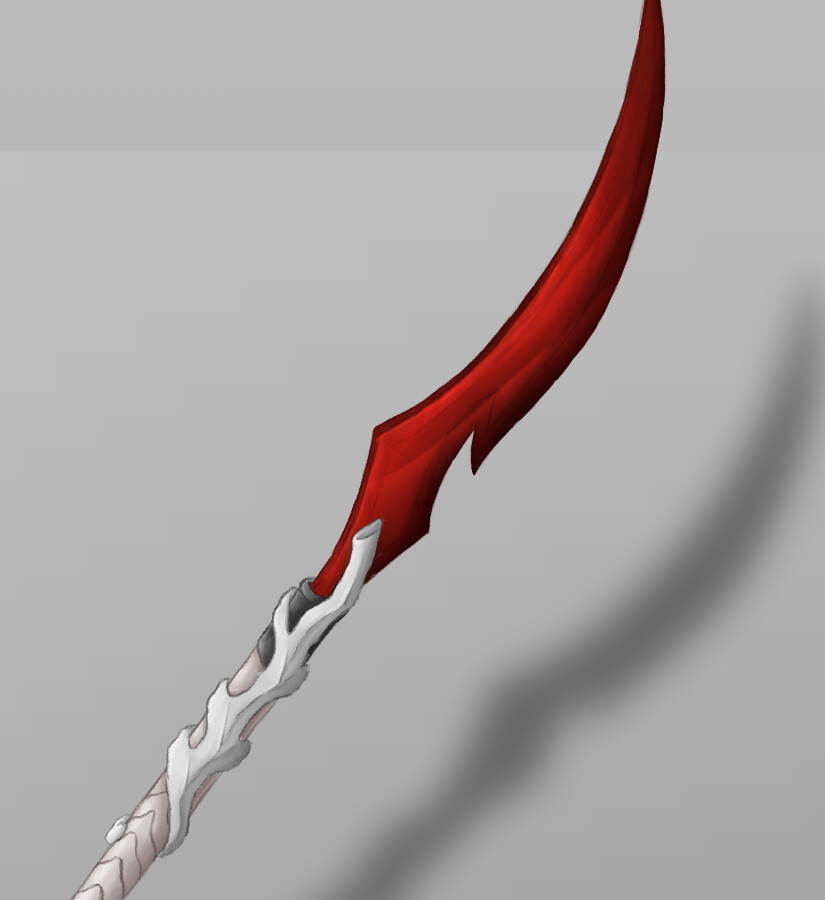 ArtStation - Bone Coral Spear - Weapon Prop Concept Art