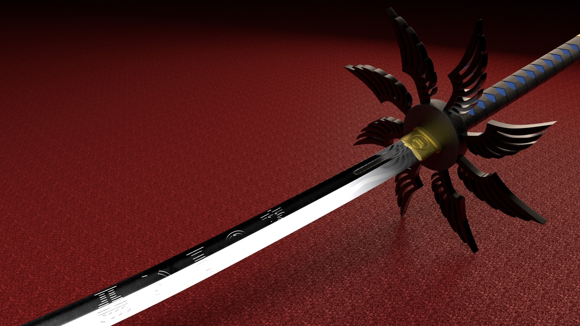 ArtStation - BLACK MOON NIGHT GEMINI KATANA