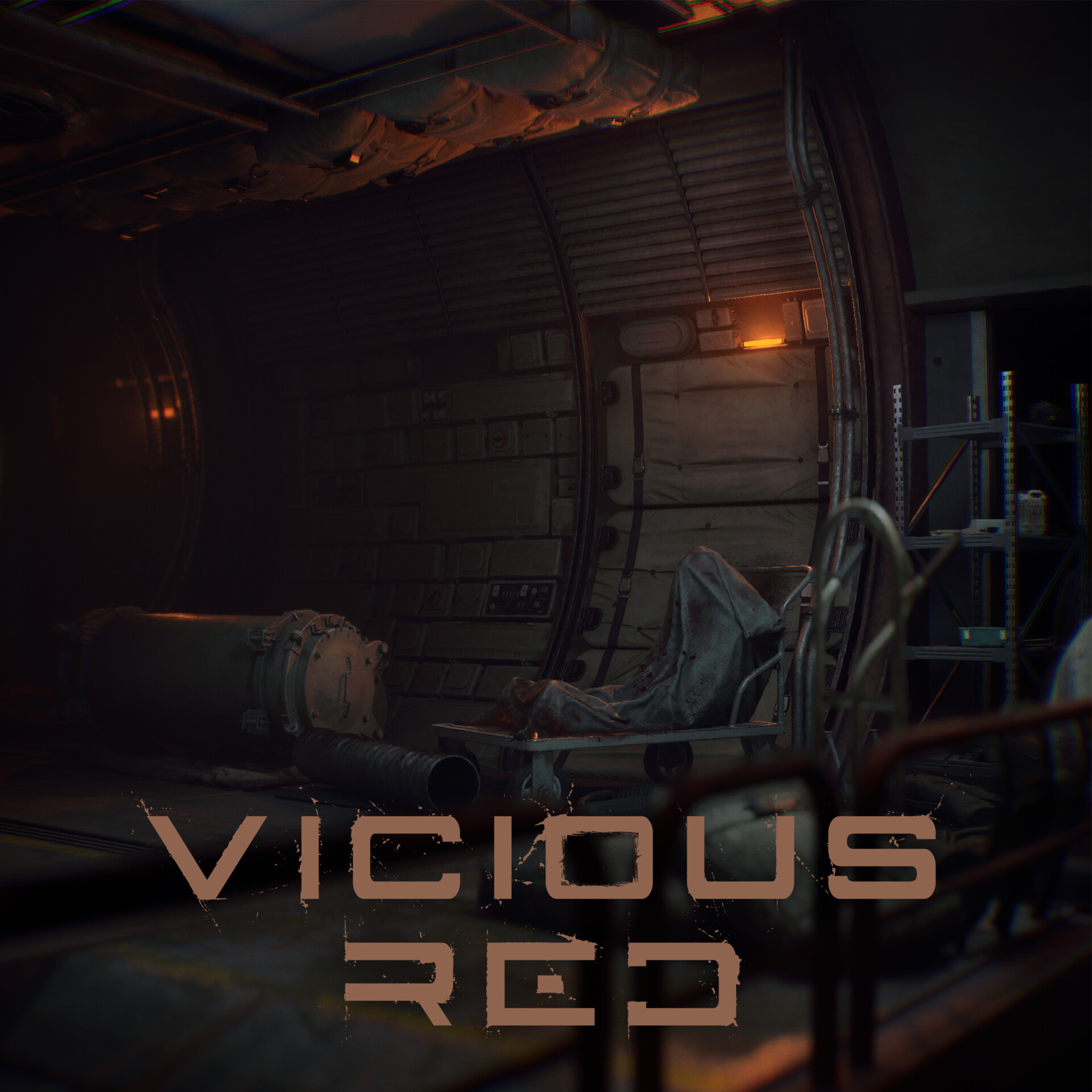 ArtStation - Vicious Red: Corridor / Lighting