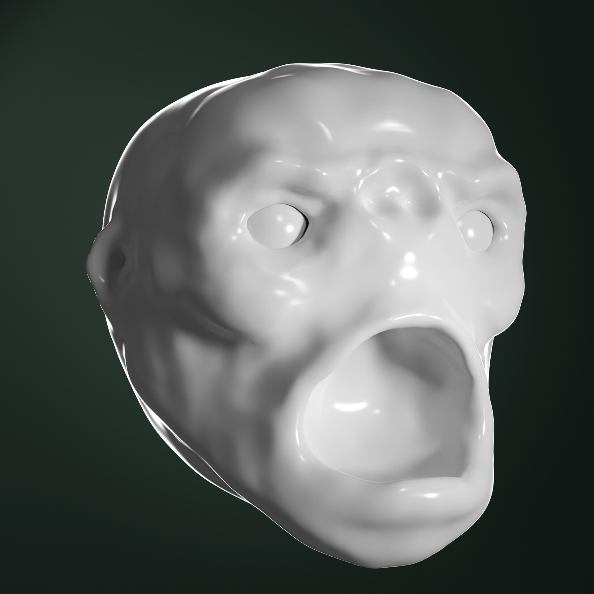 ArtStation - Troll Head Sculpt