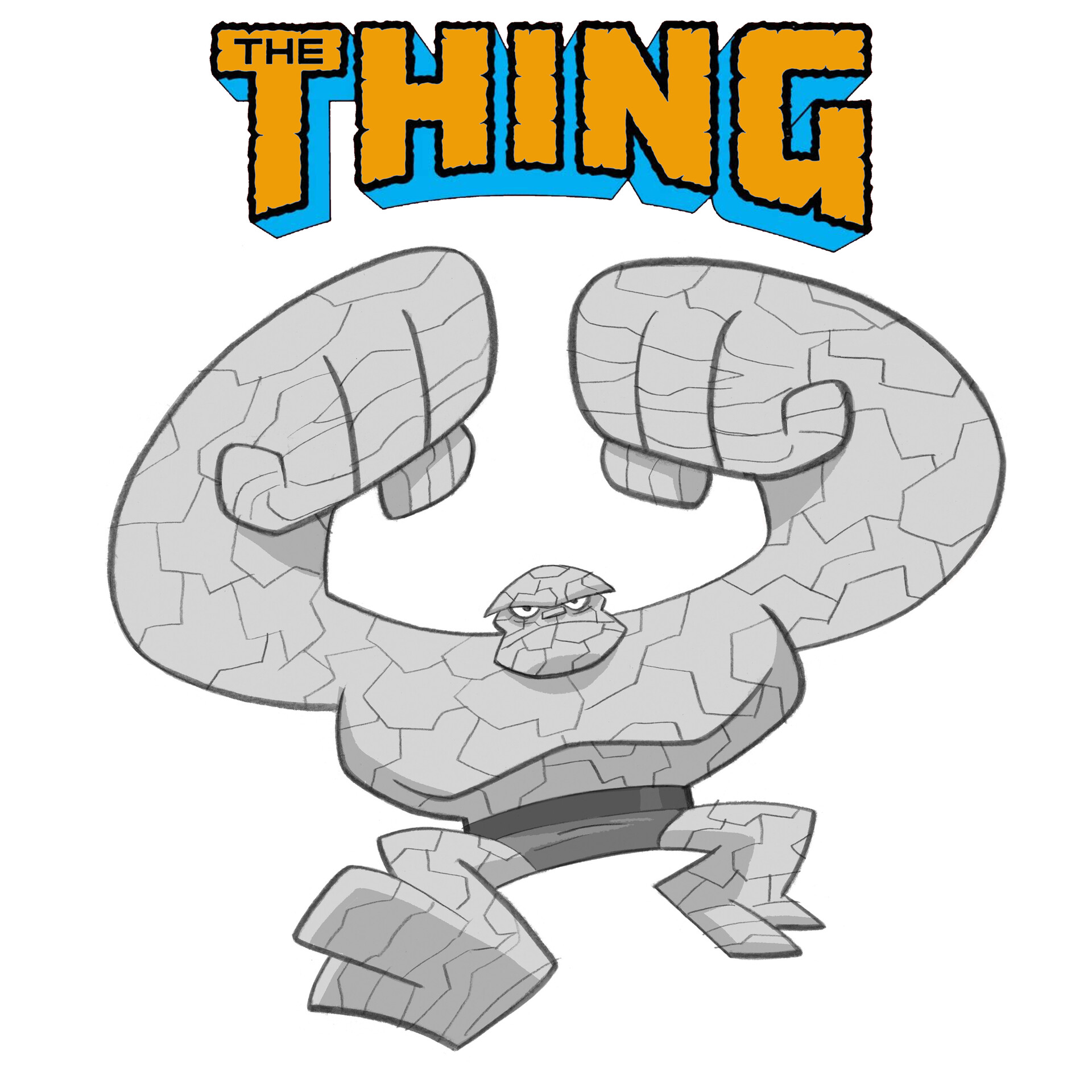 ArtStation - Fantastic Four - The Thing MARVEL Consumer Products Art