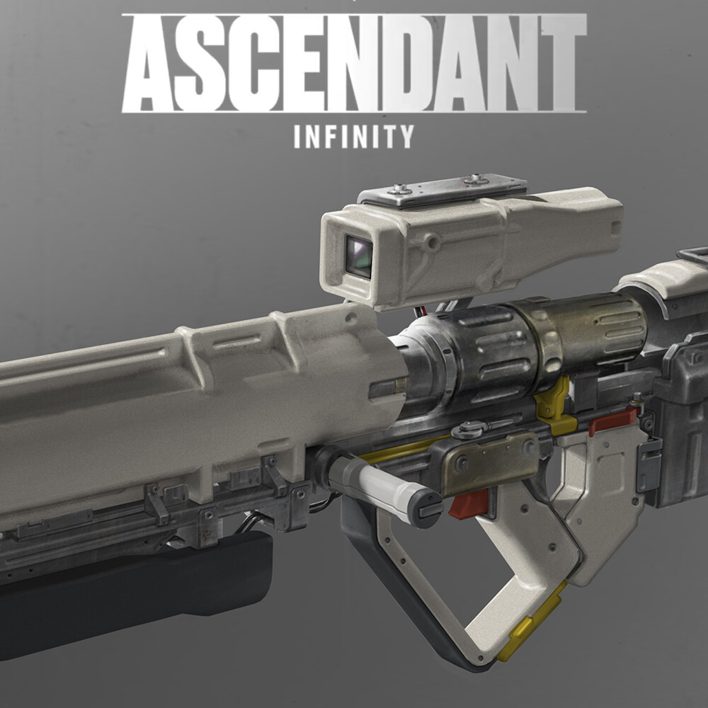 ArtStation - Ascendant Infinity - Sniper rifle