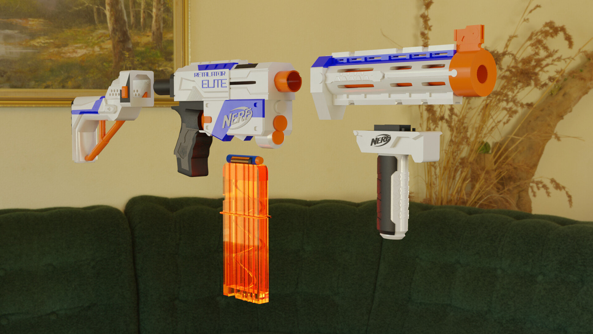 ArtStation - Nerf Retaliator Tactical Reload