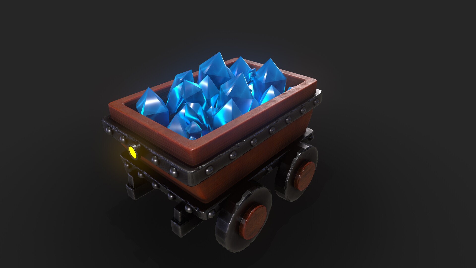 ArtStation - Stylized MineCart