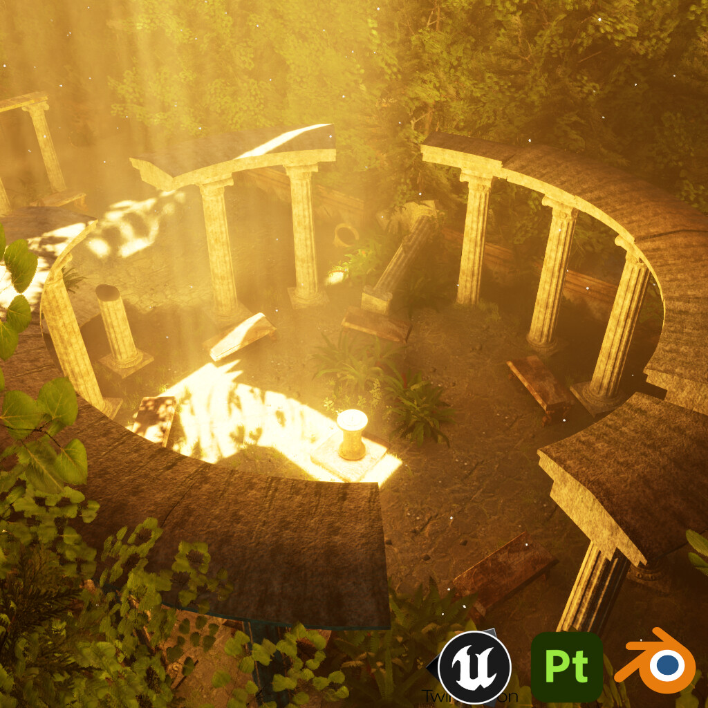 ArtStation - Midas palace garden Unreal engine 5