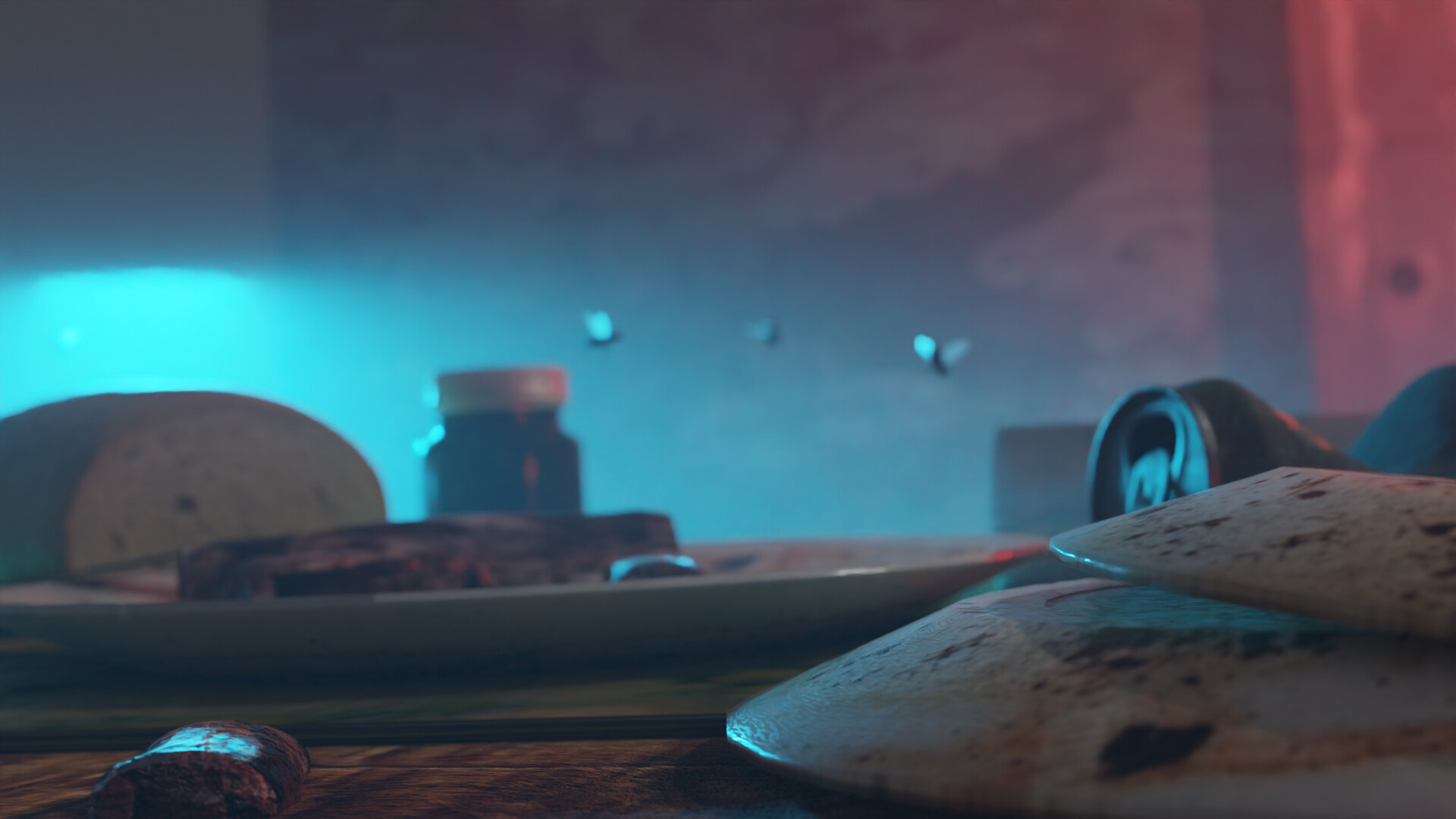 ArtStation - Rotten food and flies animation