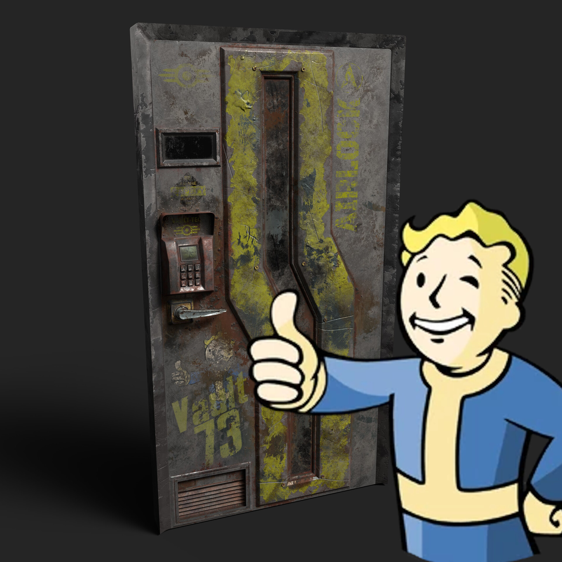 ArtStation - Hard Surface Fallout Door