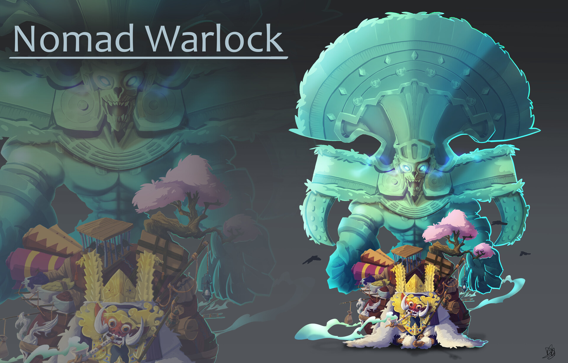 ArtStation - Nomad Warlock