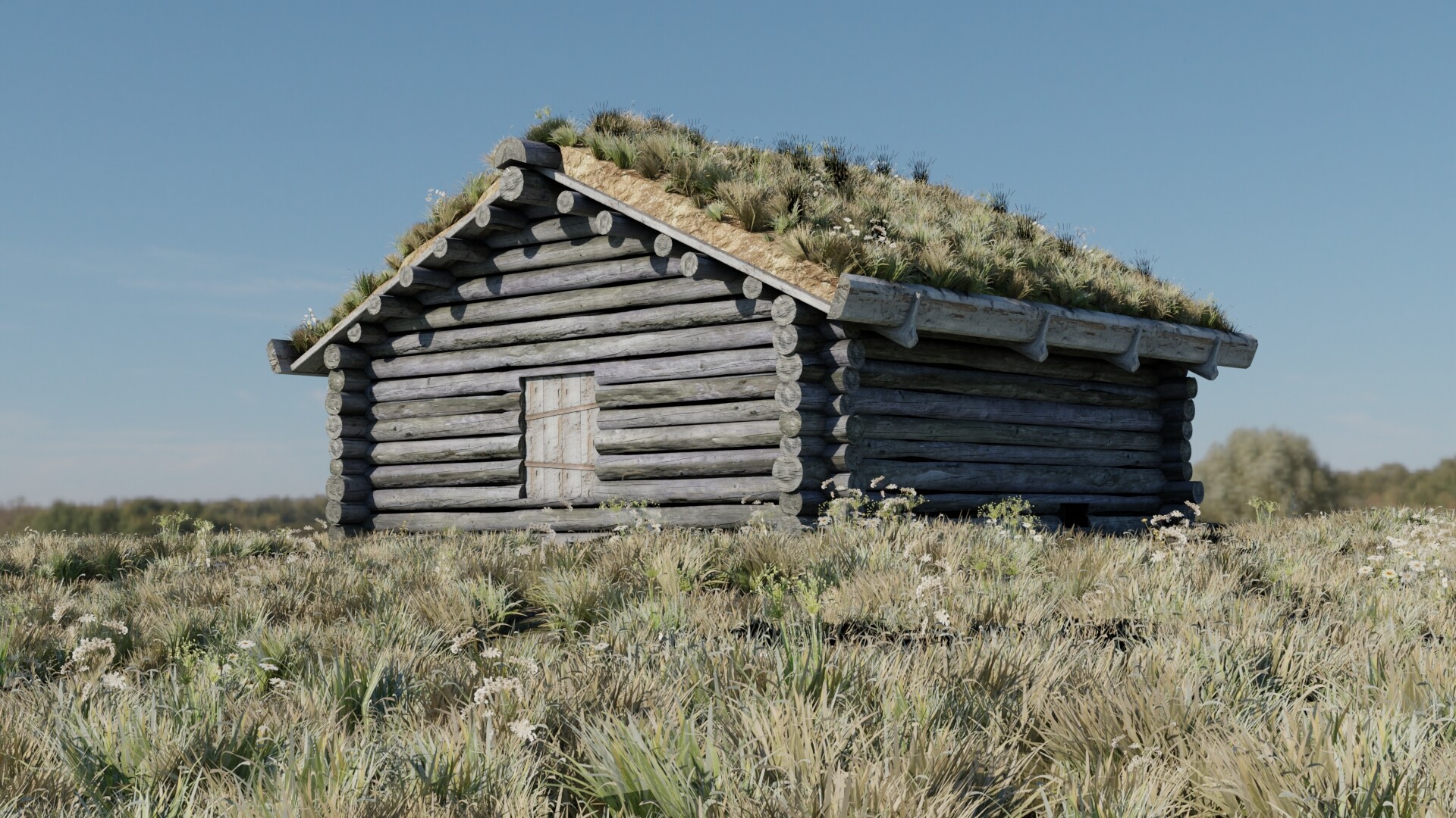 ArtStation - Reconstruction of a Slavic dwelling / Реконструкция ...