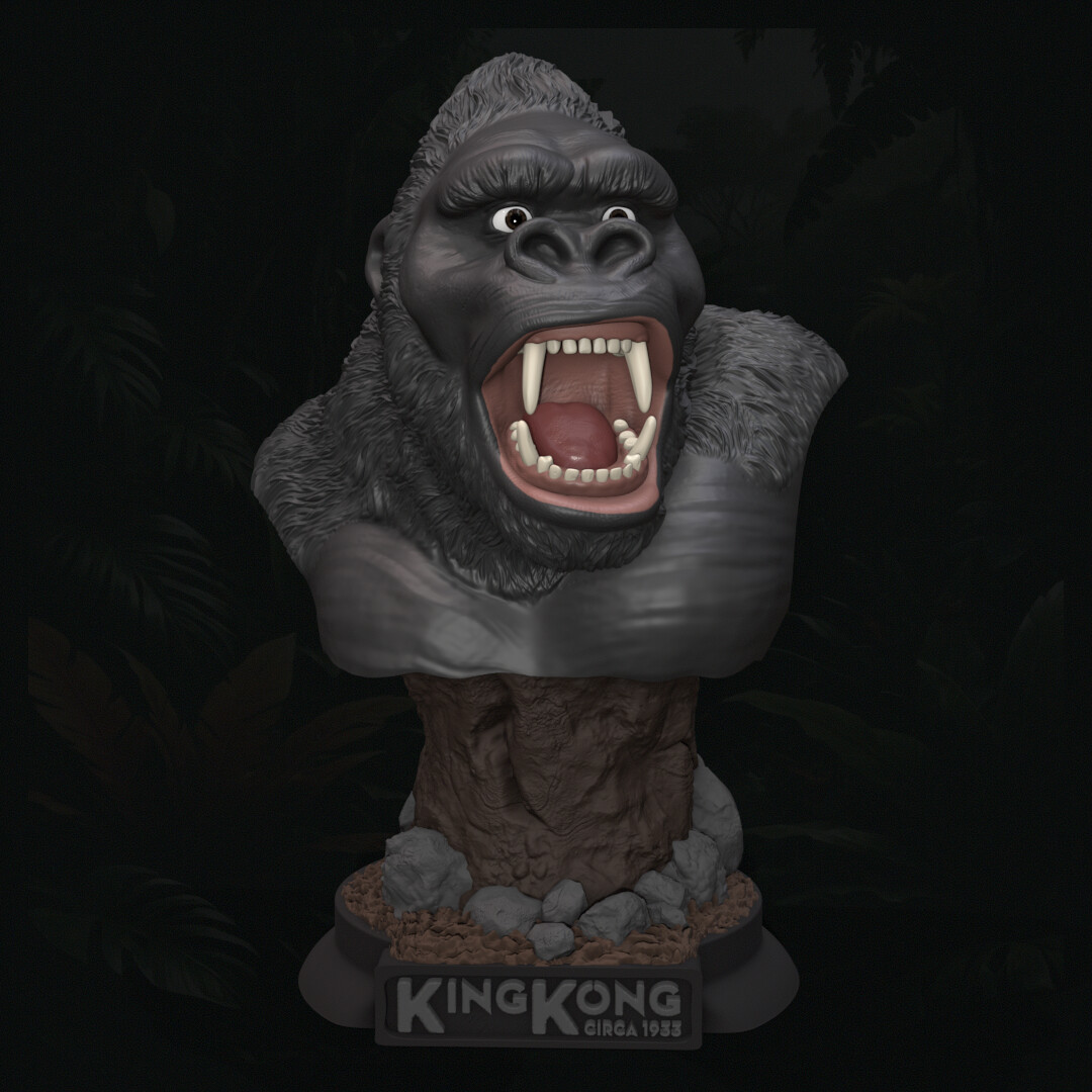 ArtStation - Kong 1933 Bust