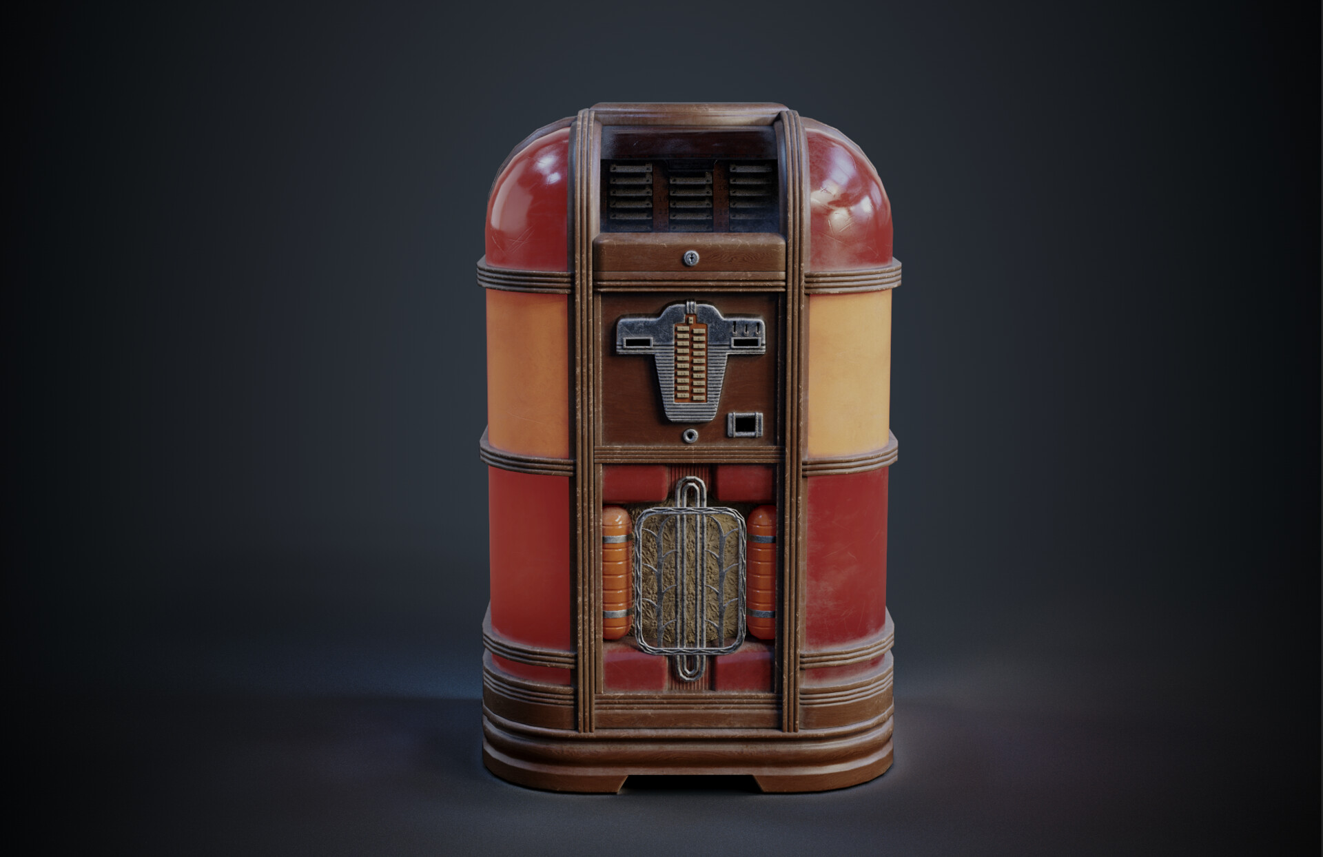 ArtStation - Vintage Jukebox (Rock-Ola ST-39)