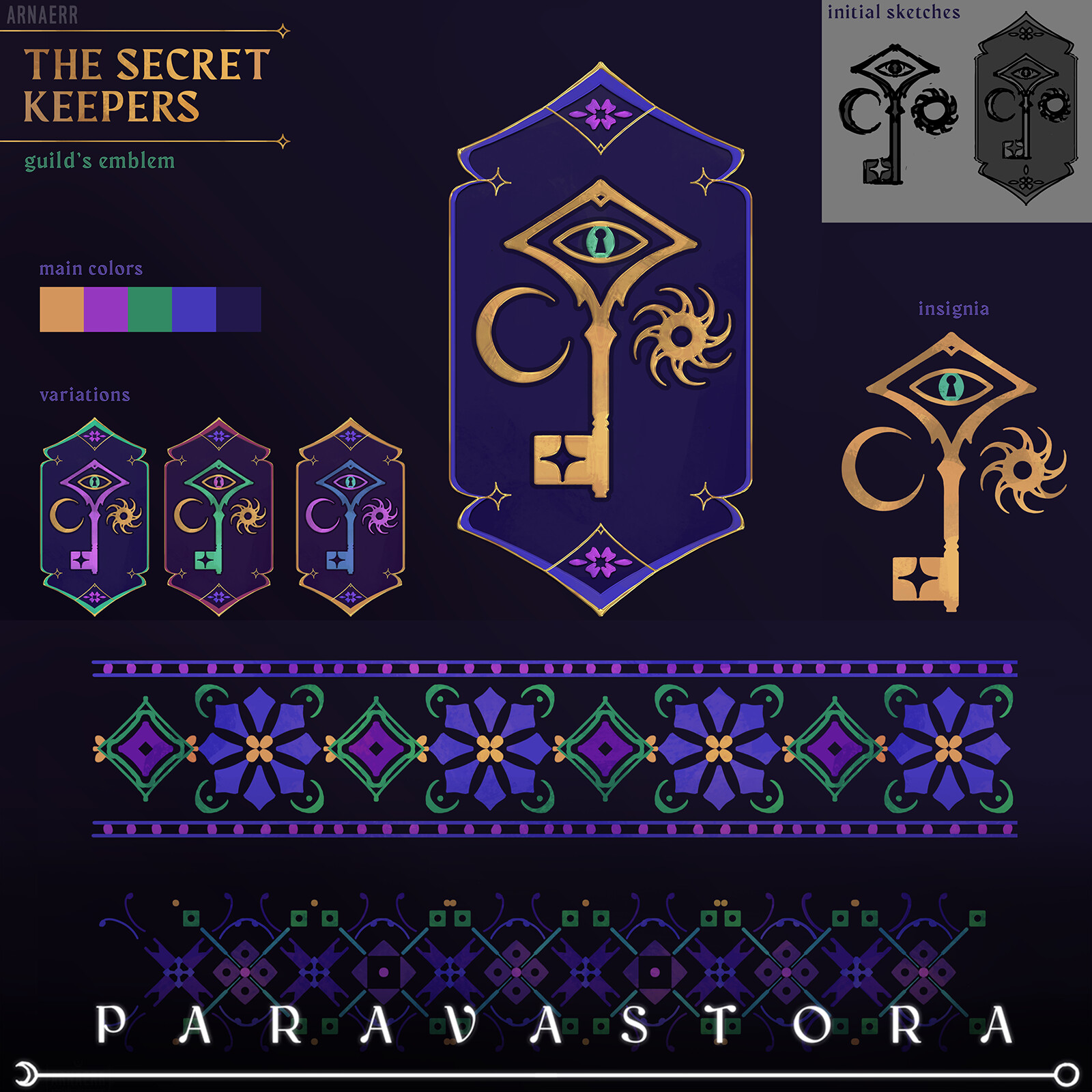 ArtStation - PARAVASTORA visdev: symbols & patterns