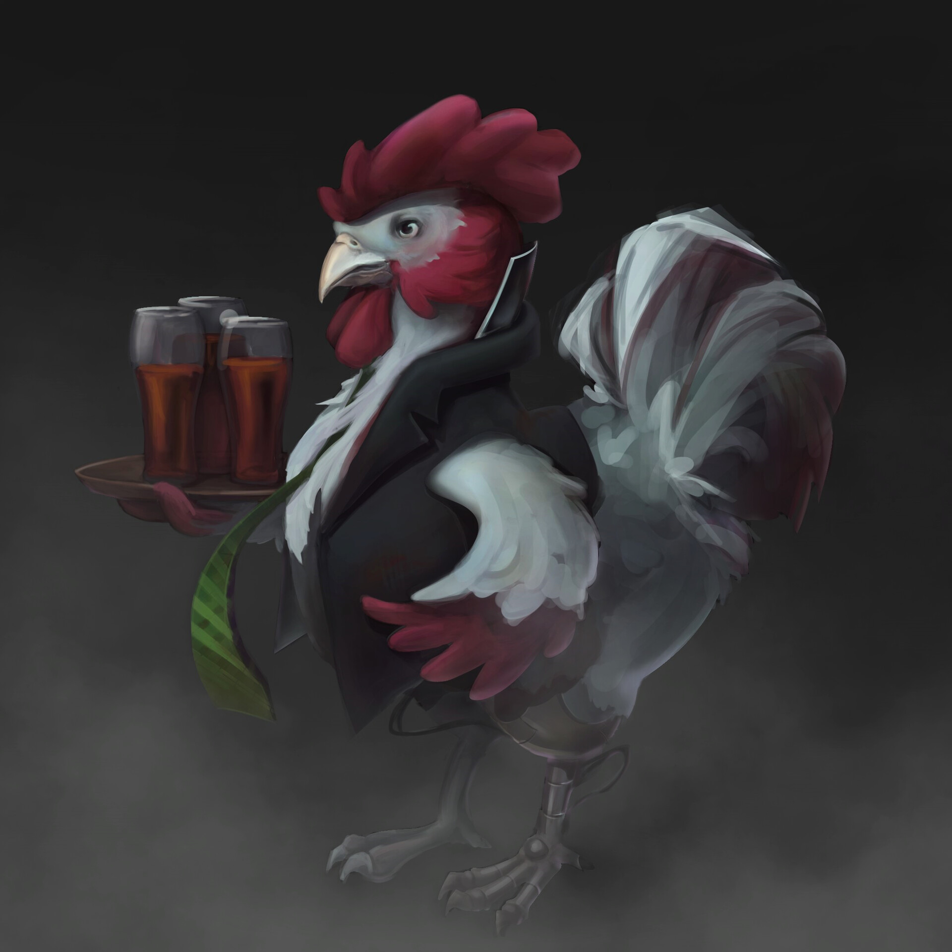 ArtStation - Post-apocalyptic rooster