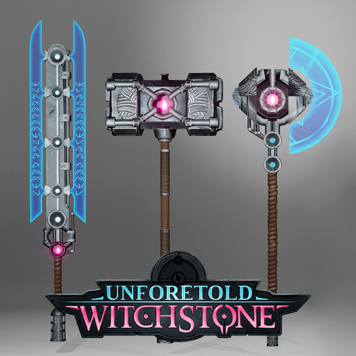 ArtStation - Unforetold Witchstone - Weapons