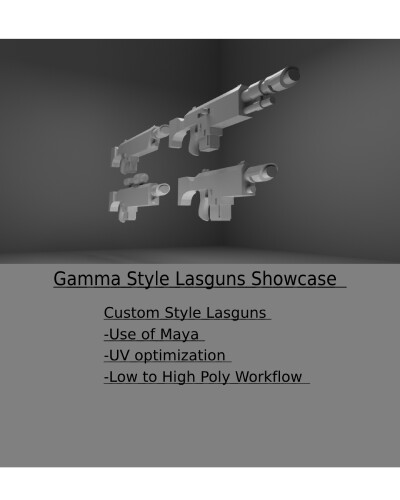 ArtStation - Gamma Style Lasguns