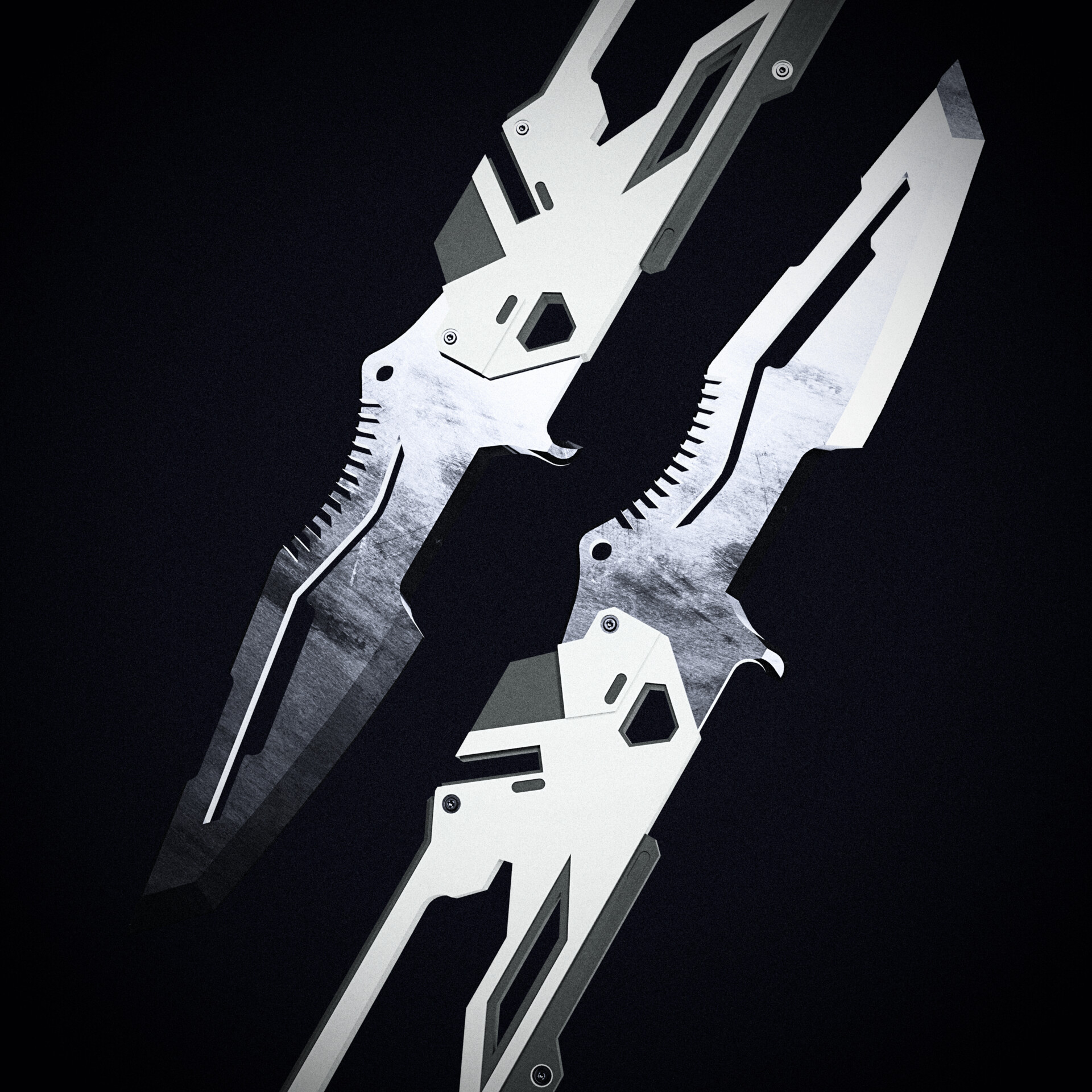 ArtStation - Custom Futuristic Tactical Knife