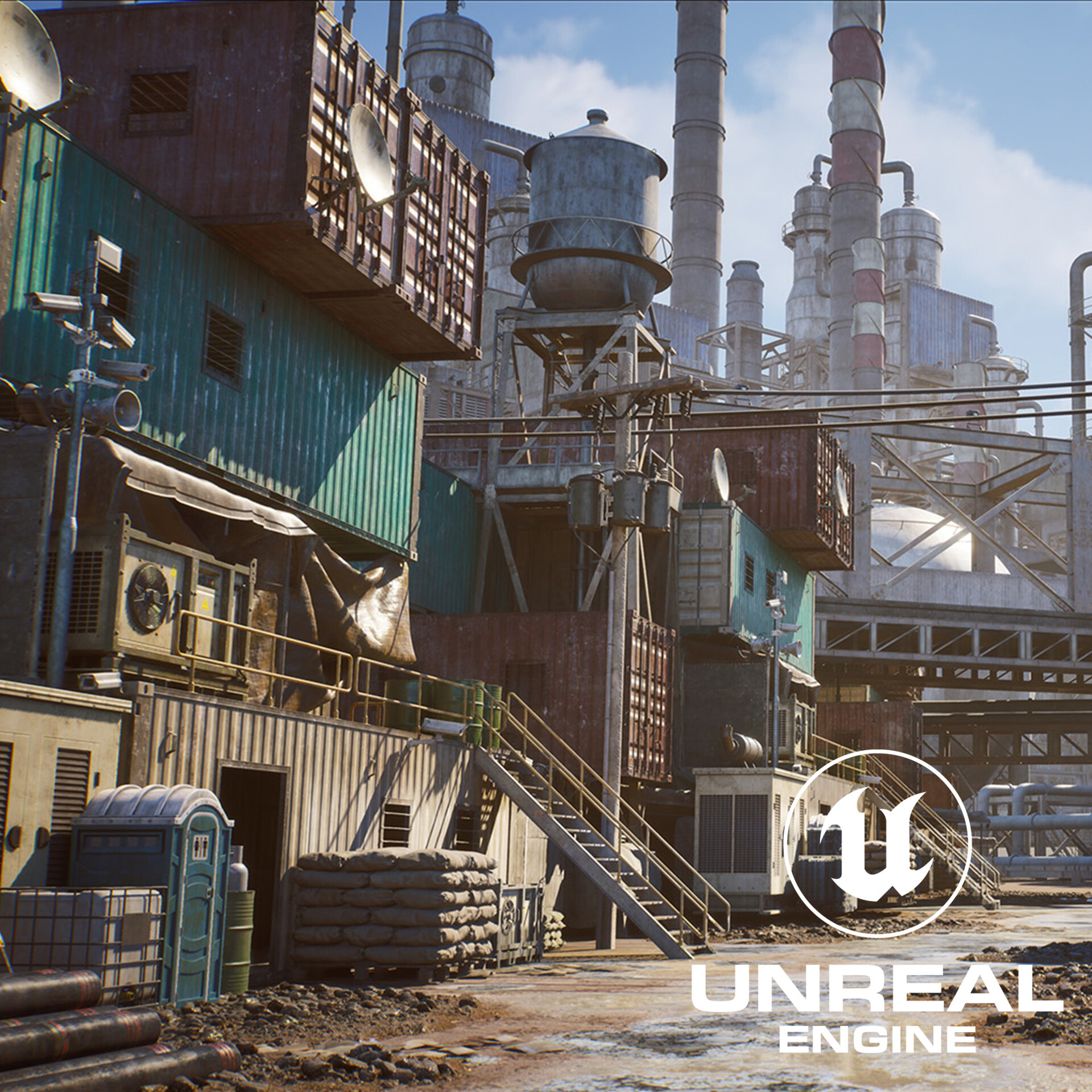 ArtStation - Industrial Slum in Unreal Engine 5