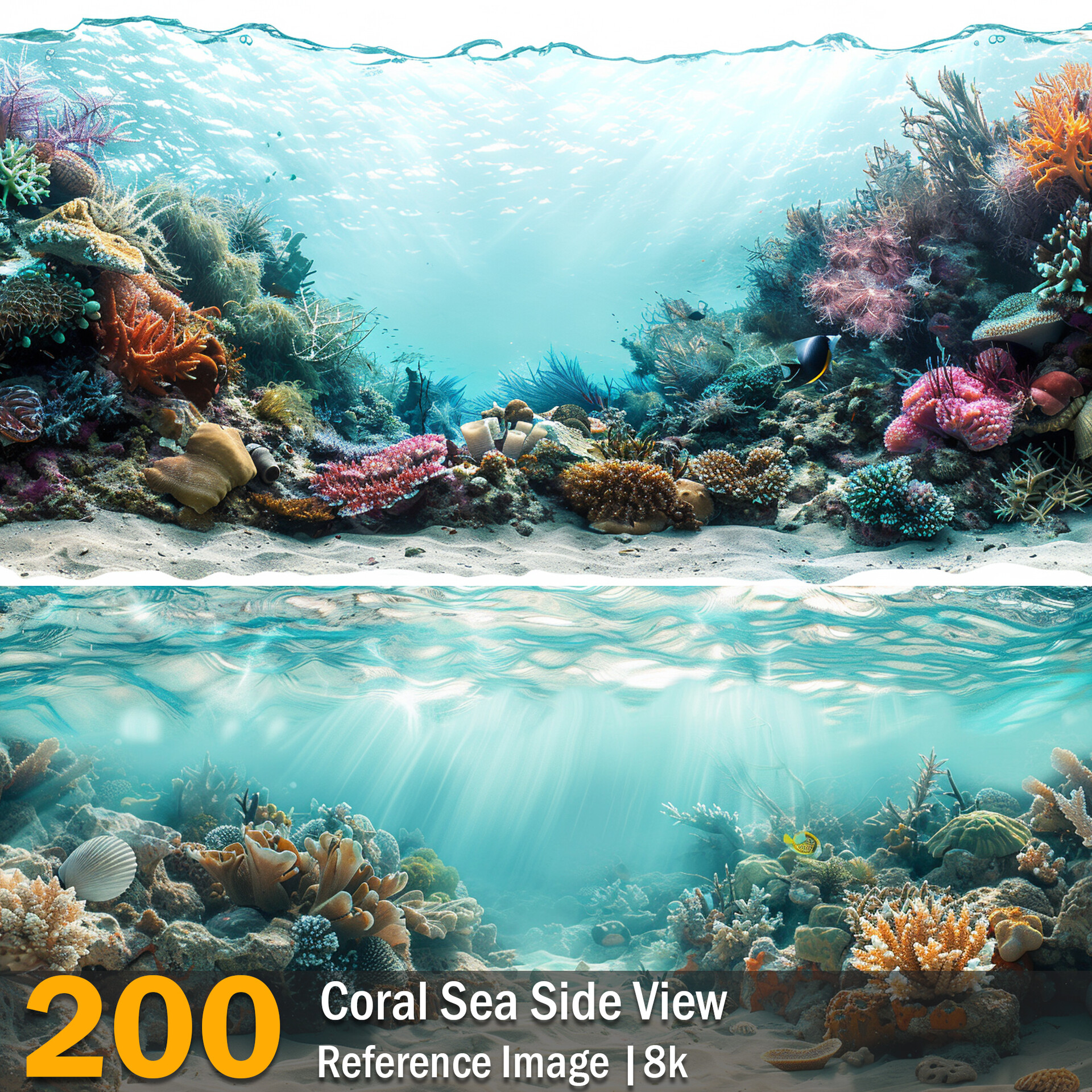 ArtStation - Coral Sea Side View | Reference Images | 8k