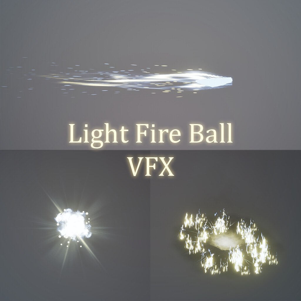 ArtStation - Light Fire Ball - VFX