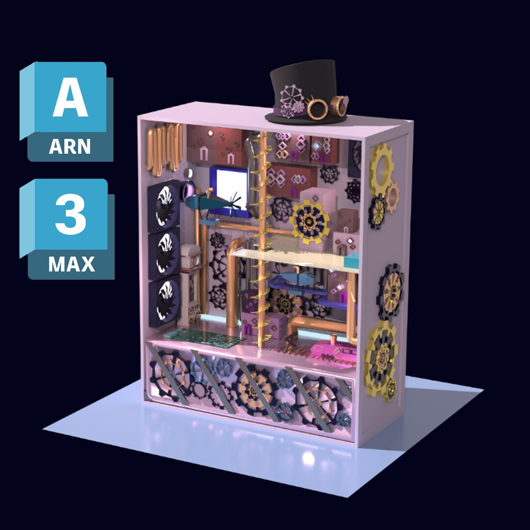 ArtStation - Steampunk PC Tower