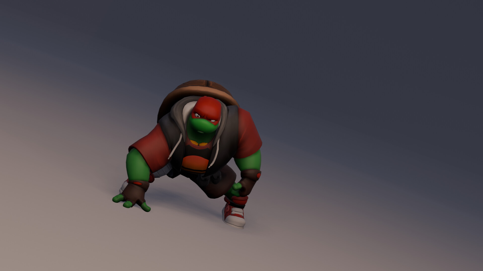 ArtStation - TMNT : Raphael showing off