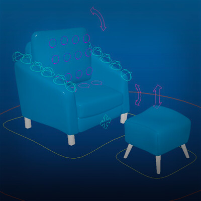 ArtStation - Maya Rig | Armchair
