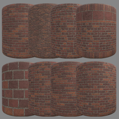 ArtStation - Brick Wall Material - Substance Designer