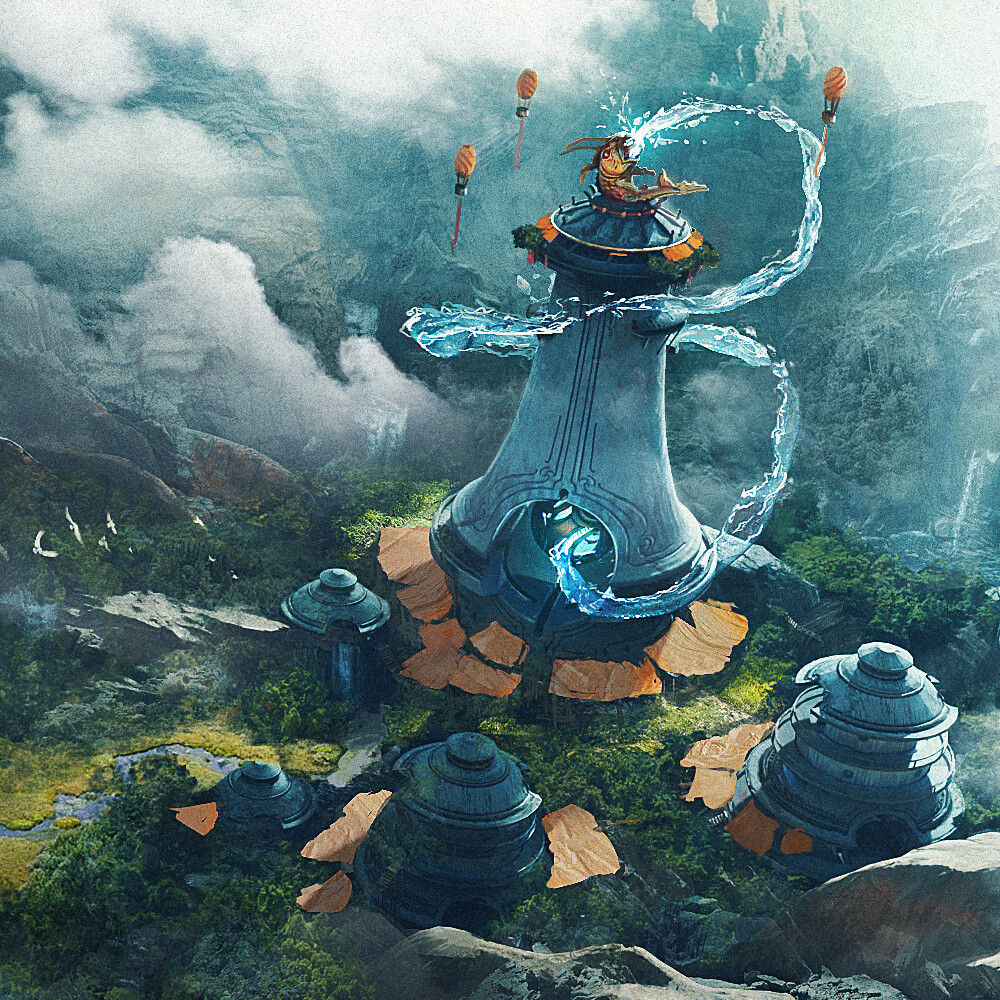 ArtStation - Water building