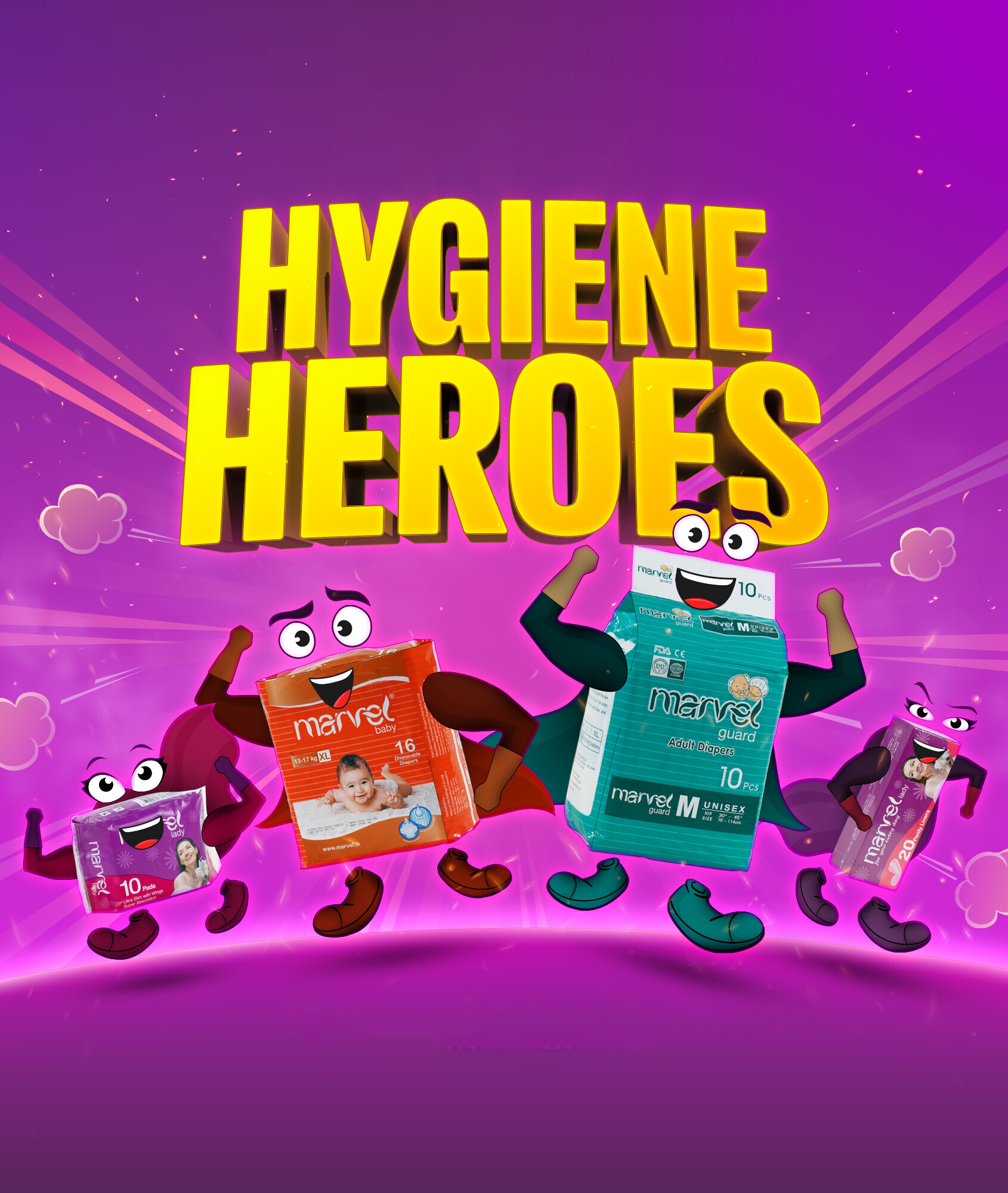 ArtStation - Hygiene Heroes