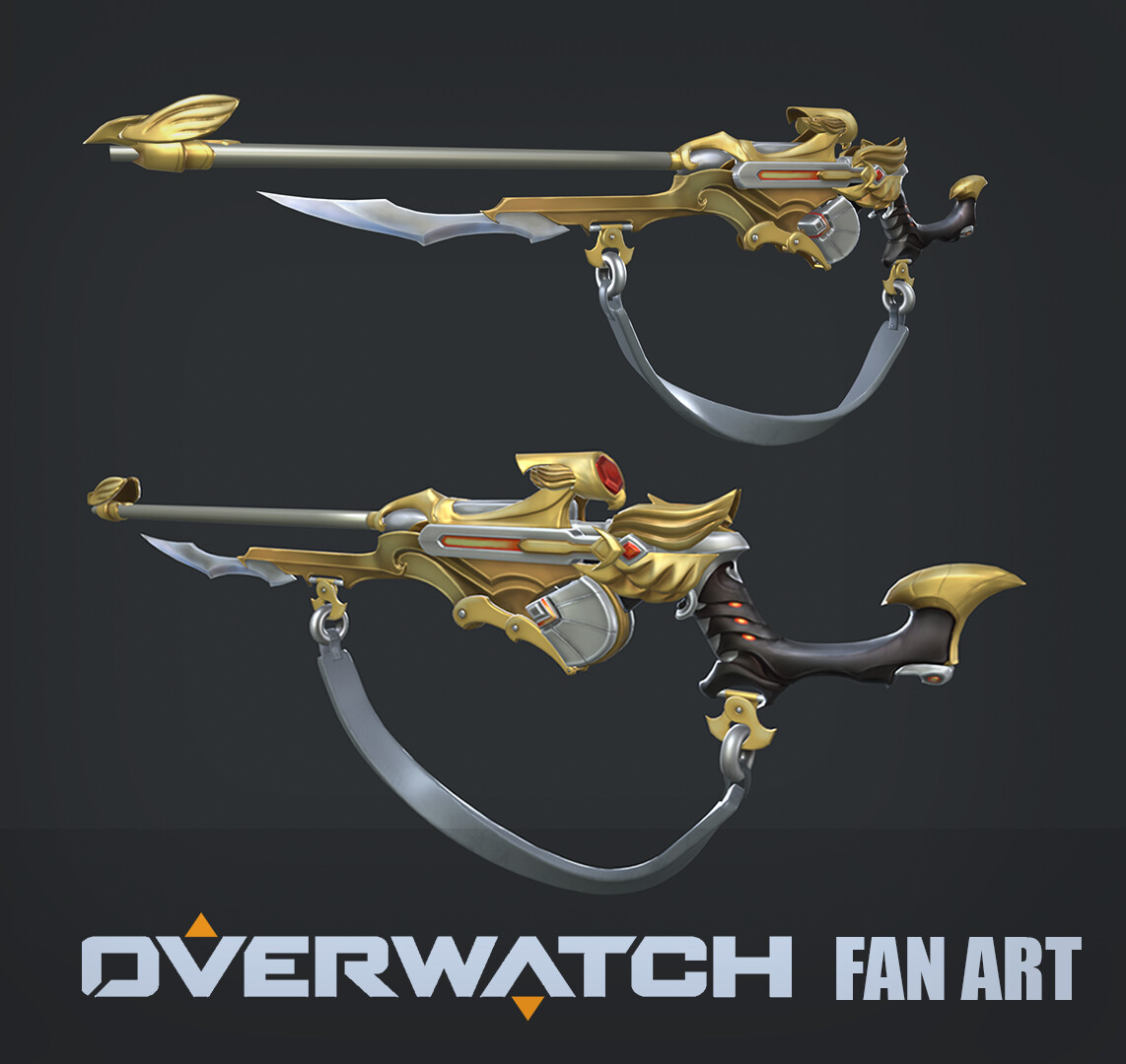ArtStation - Haroeris Ana Weapon (Overwatch) Fan Art