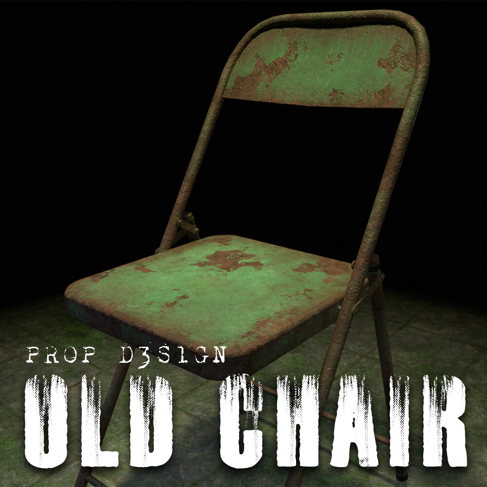 ArtStation - Old Chair (Low Poly)