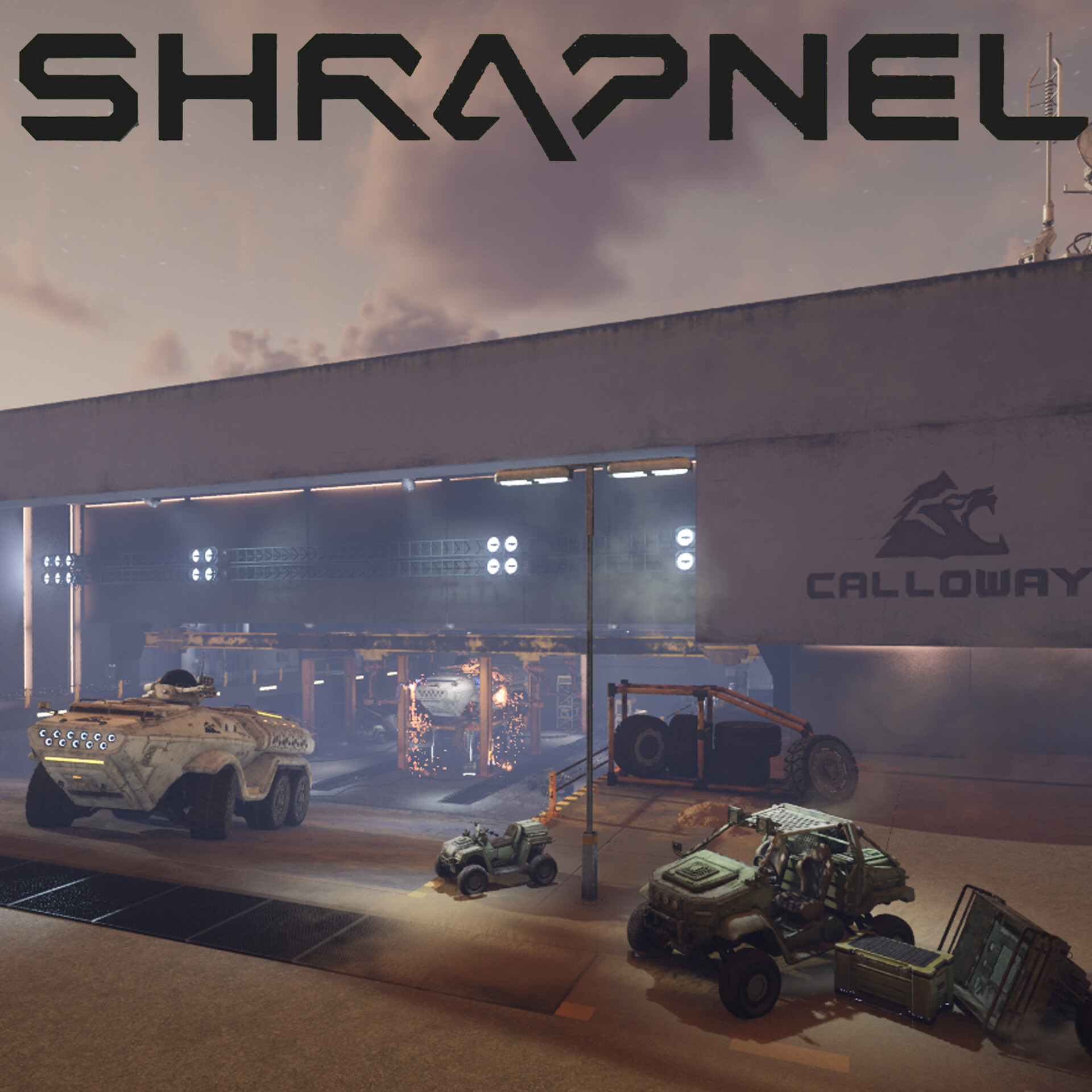 ArtStation - Shrapnel Game Motor Pool