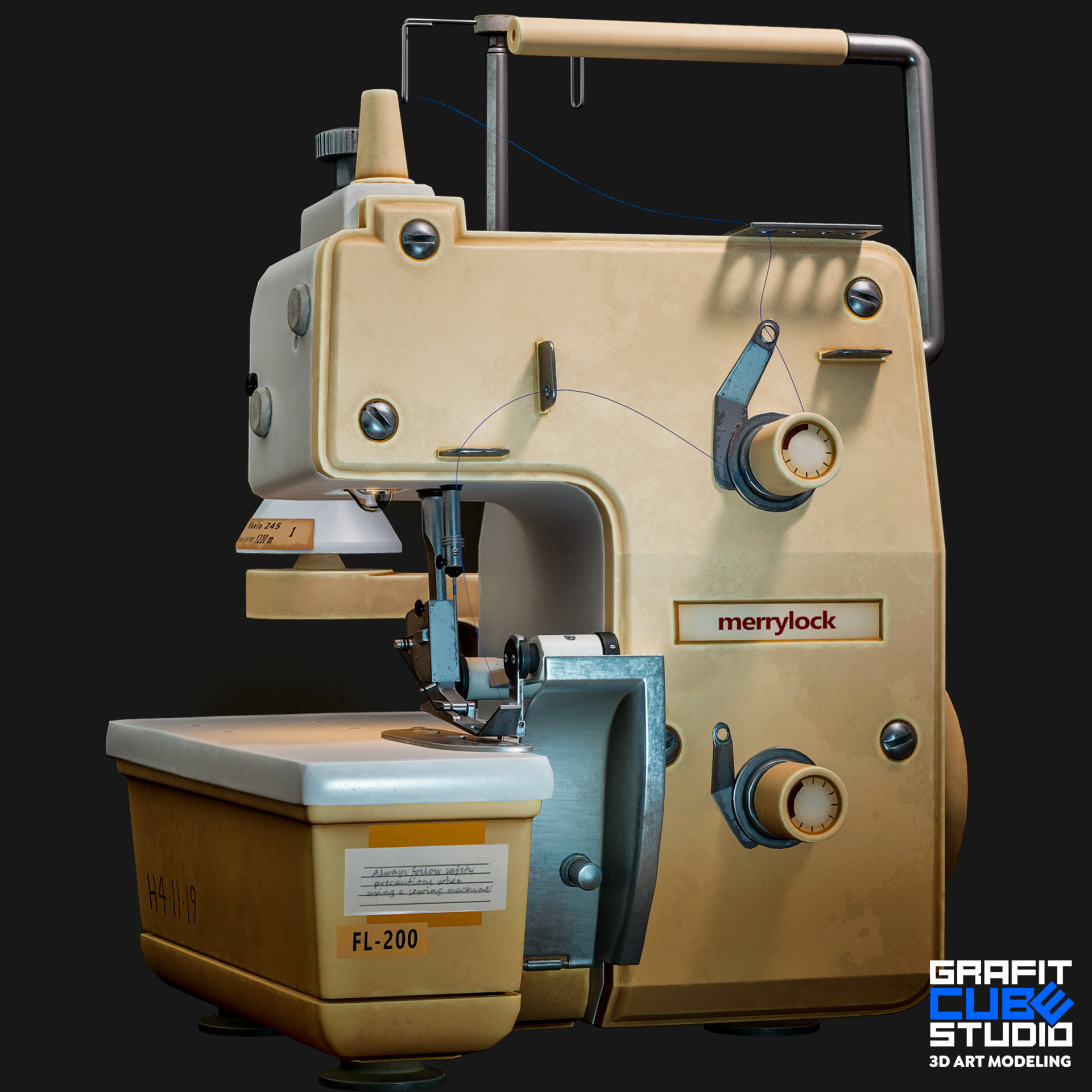 ArtStation - 3D Sewing Machine