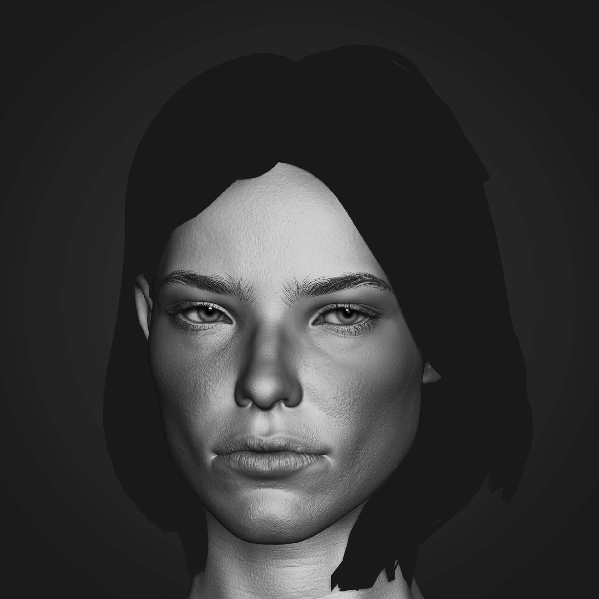 ArtStation - WIP Female Portrait