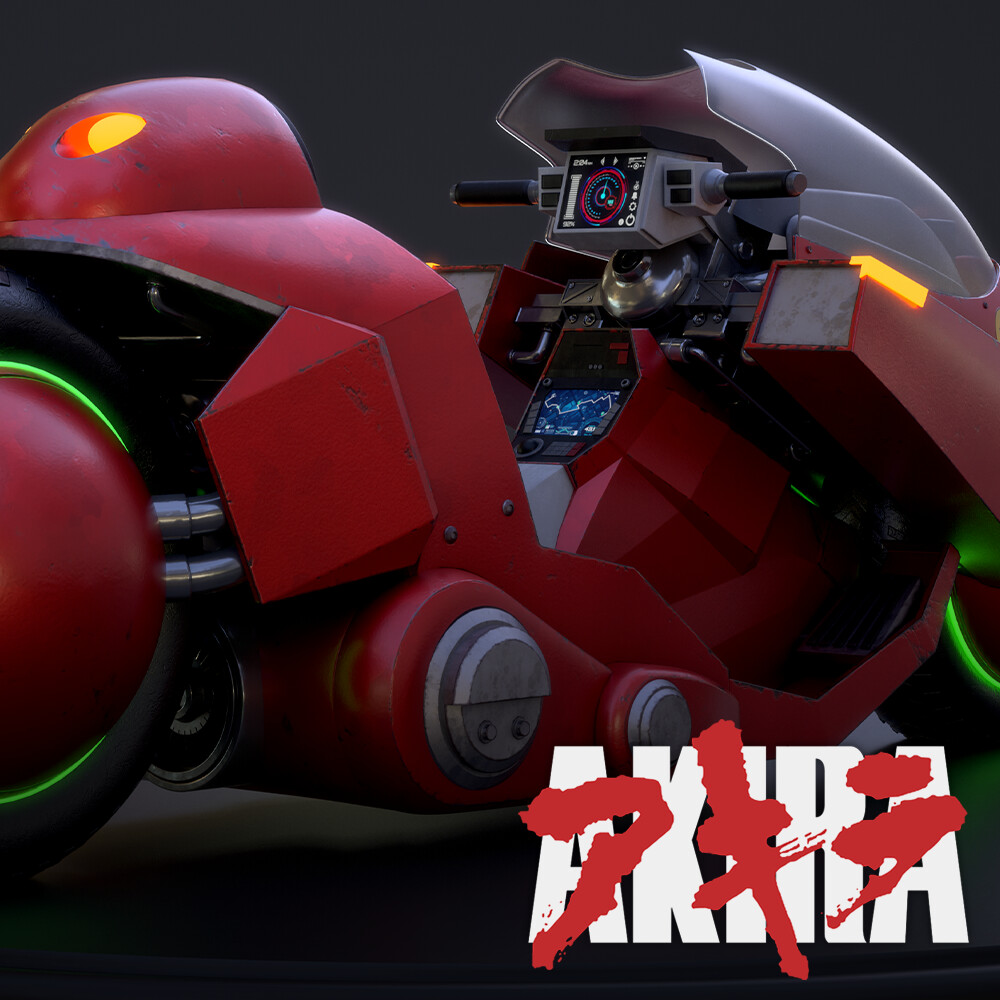ArtStation - Kaneda's bike from Akira