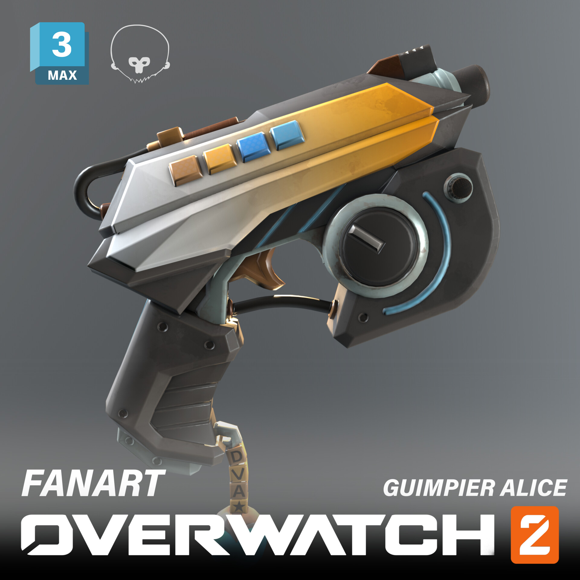 ArtStation - Overwatch Weapon Fanart (Dva x Mei)