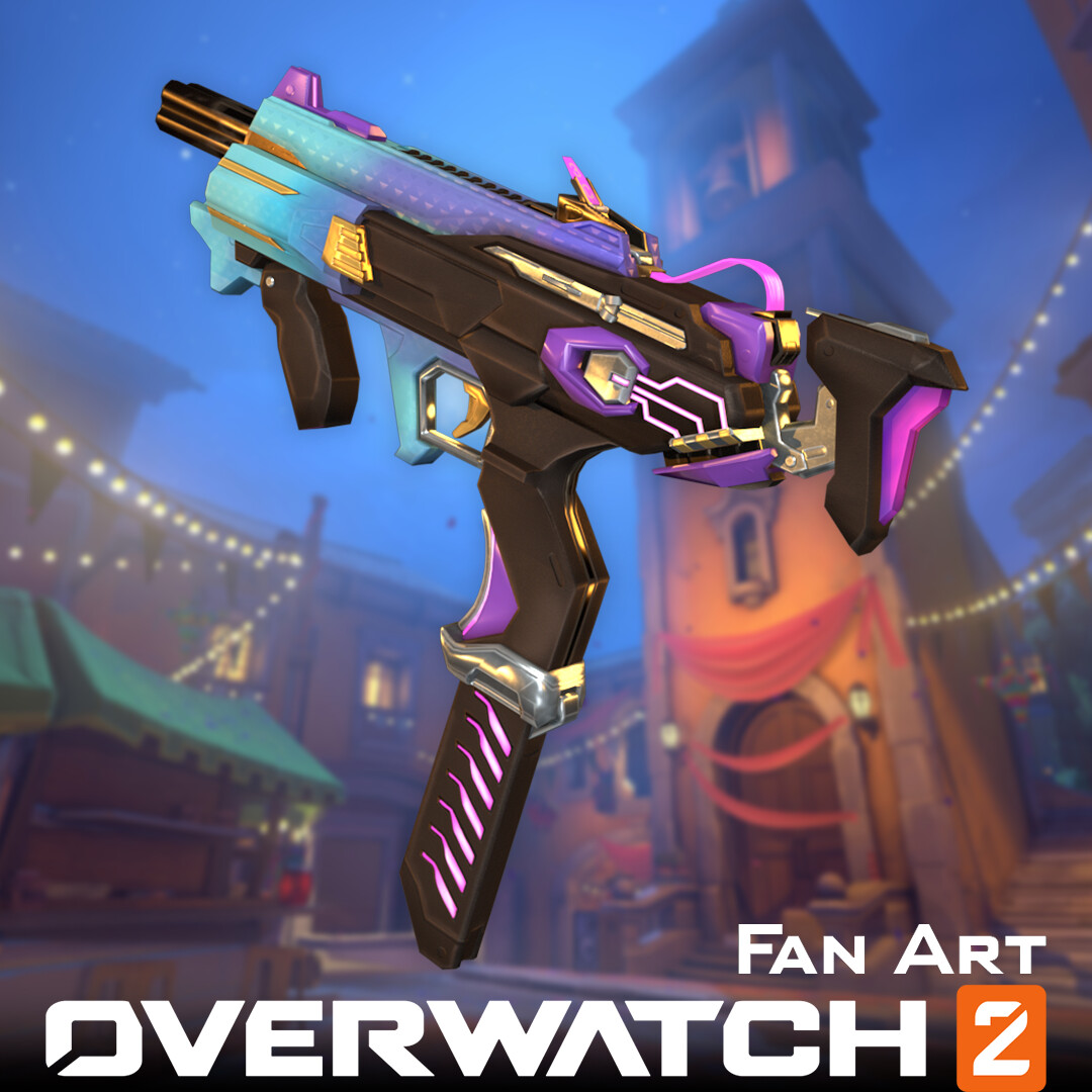 ArtStation - Sombra's Weapon Overwatch 2 FanArt