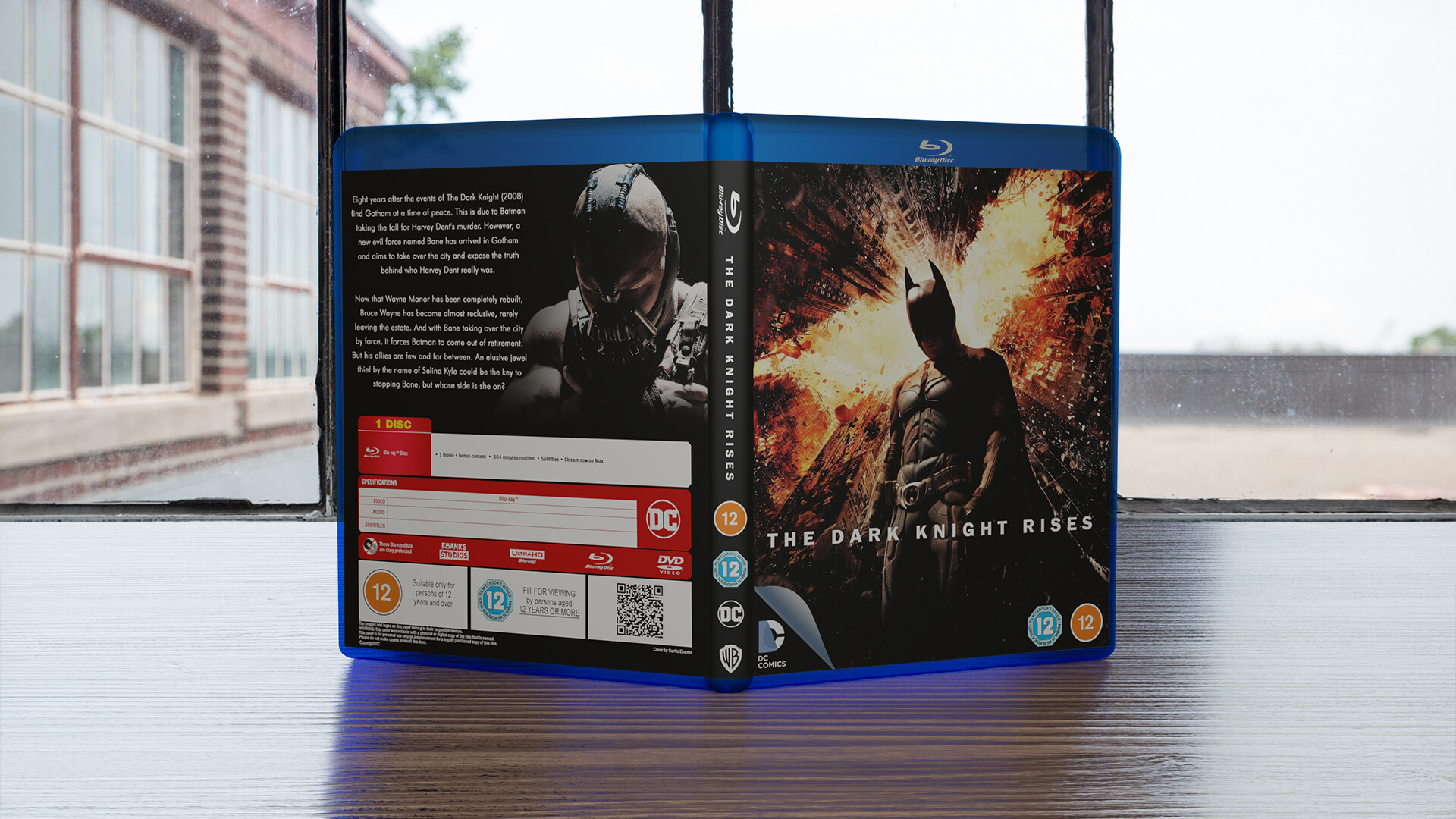 ArtStation - The Dark Knight Rises (2012) Custom Blu-ray Cover