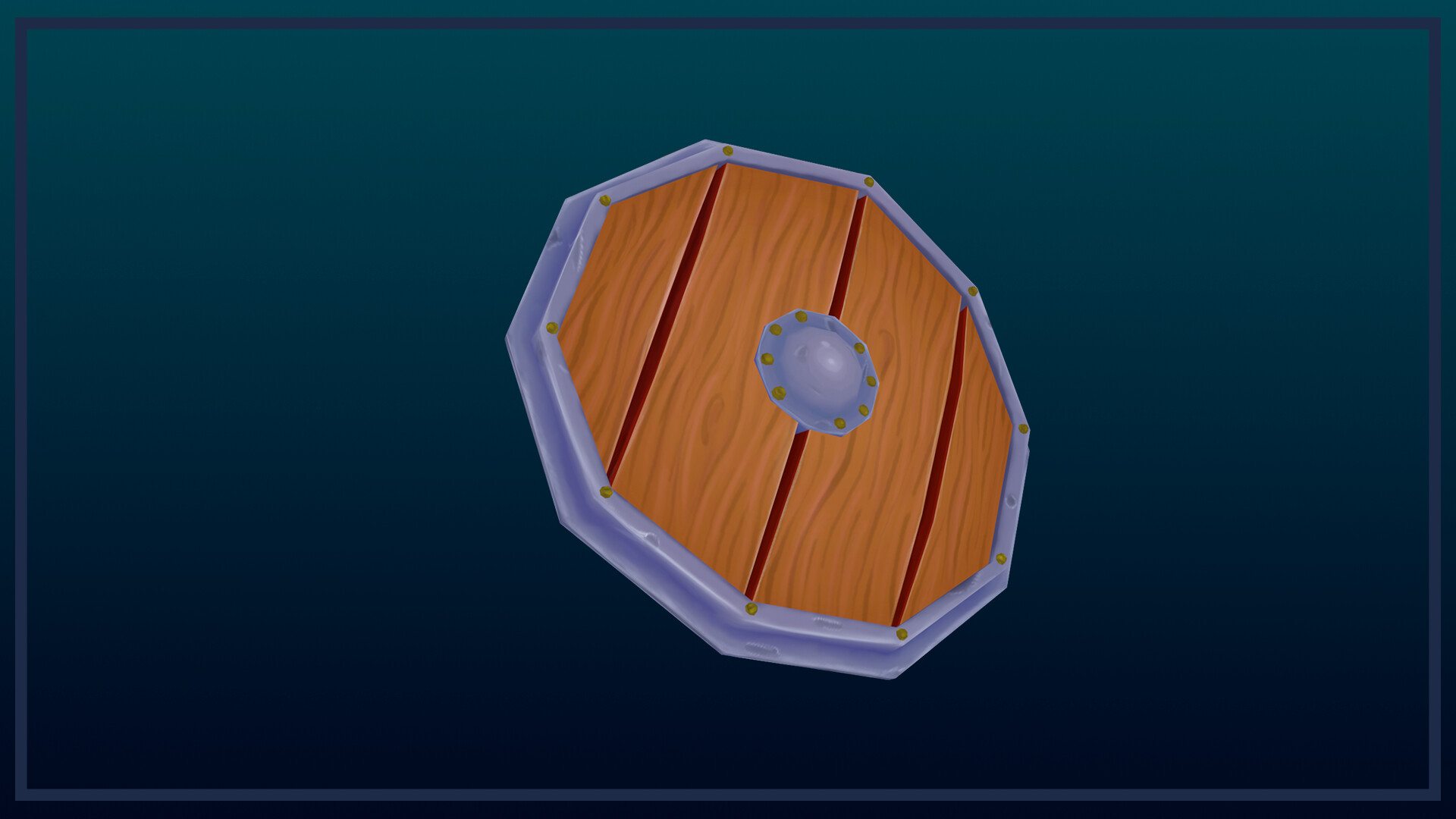 ArtStation - Low Poly Round Shield