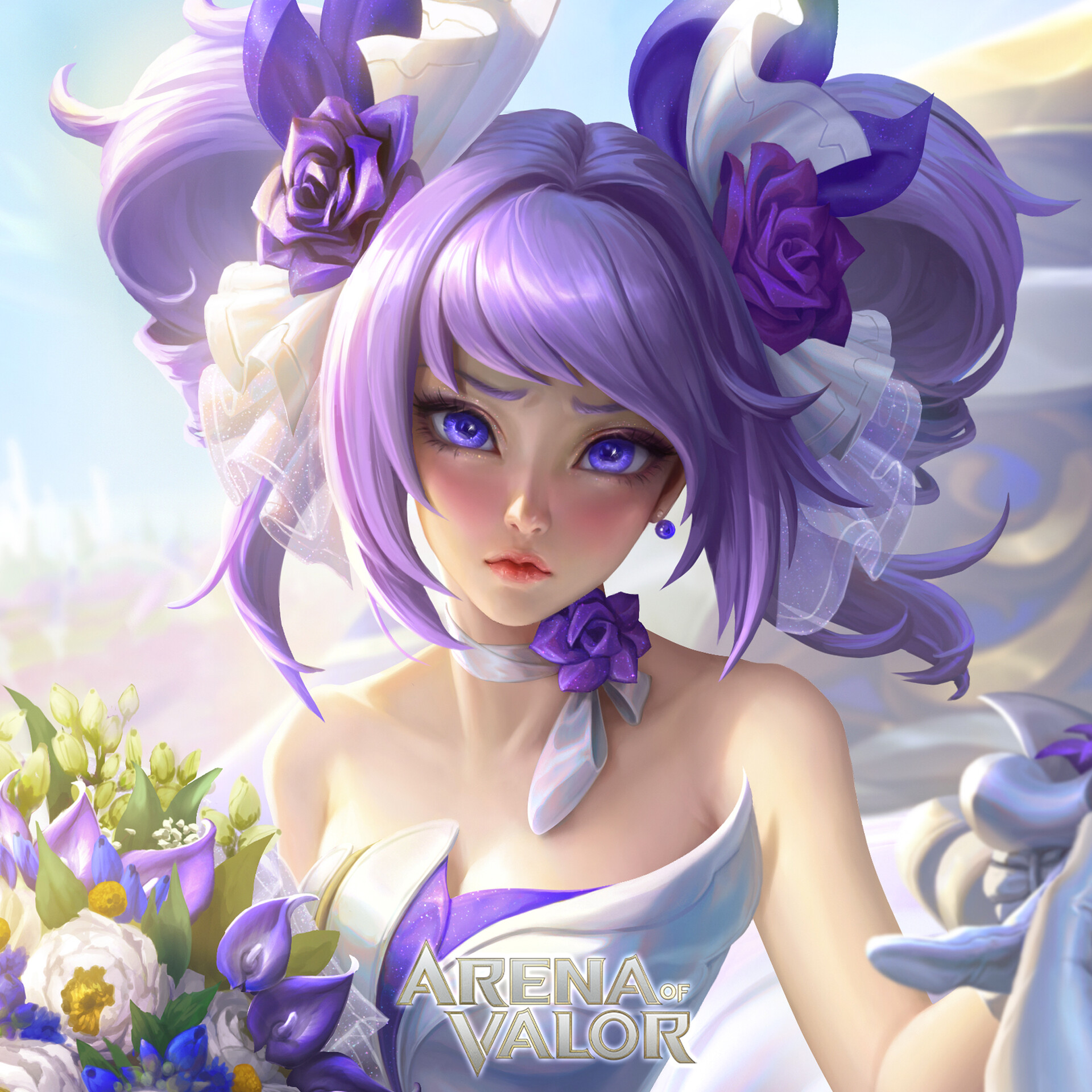 ArtStation - Wedding Day Capheny - Arena of Valor Splash Art