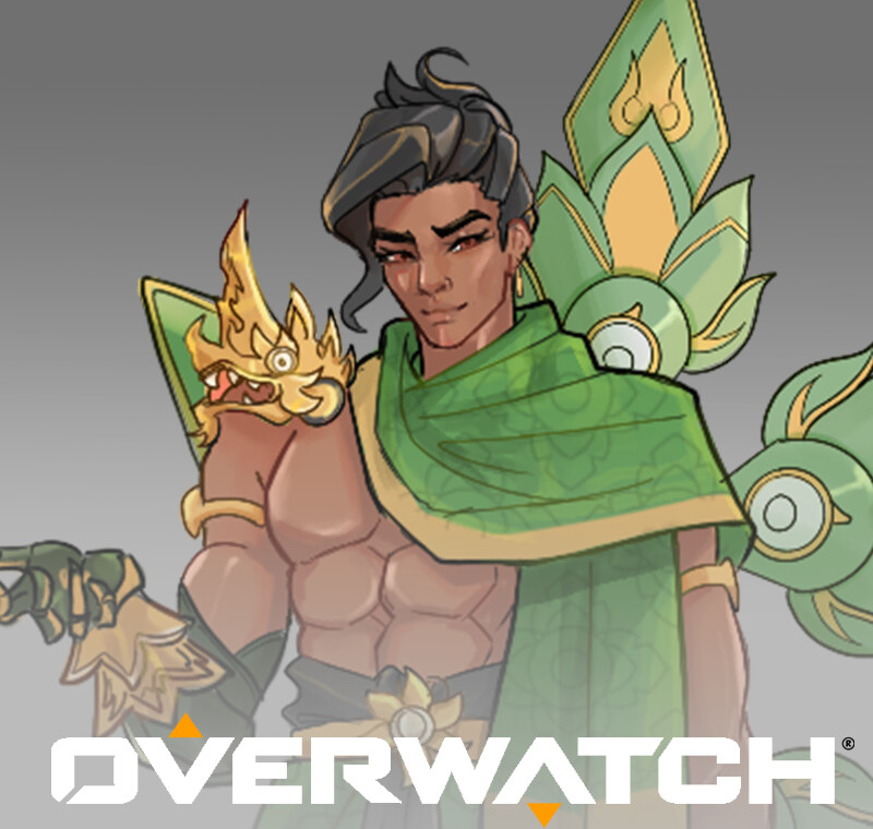 ArtStation - Overwatch Lifeweaver Phaya Nak Skin Concept