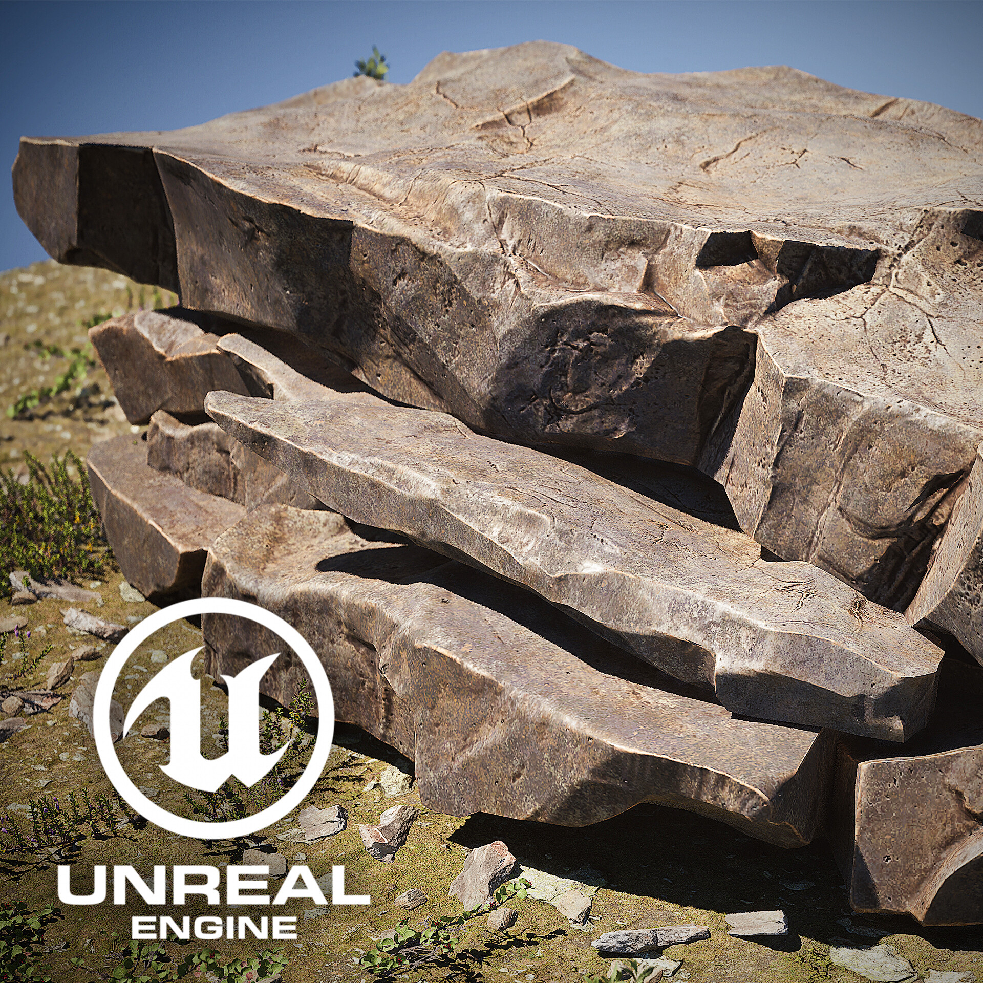 ArtStation - Rock - UE5