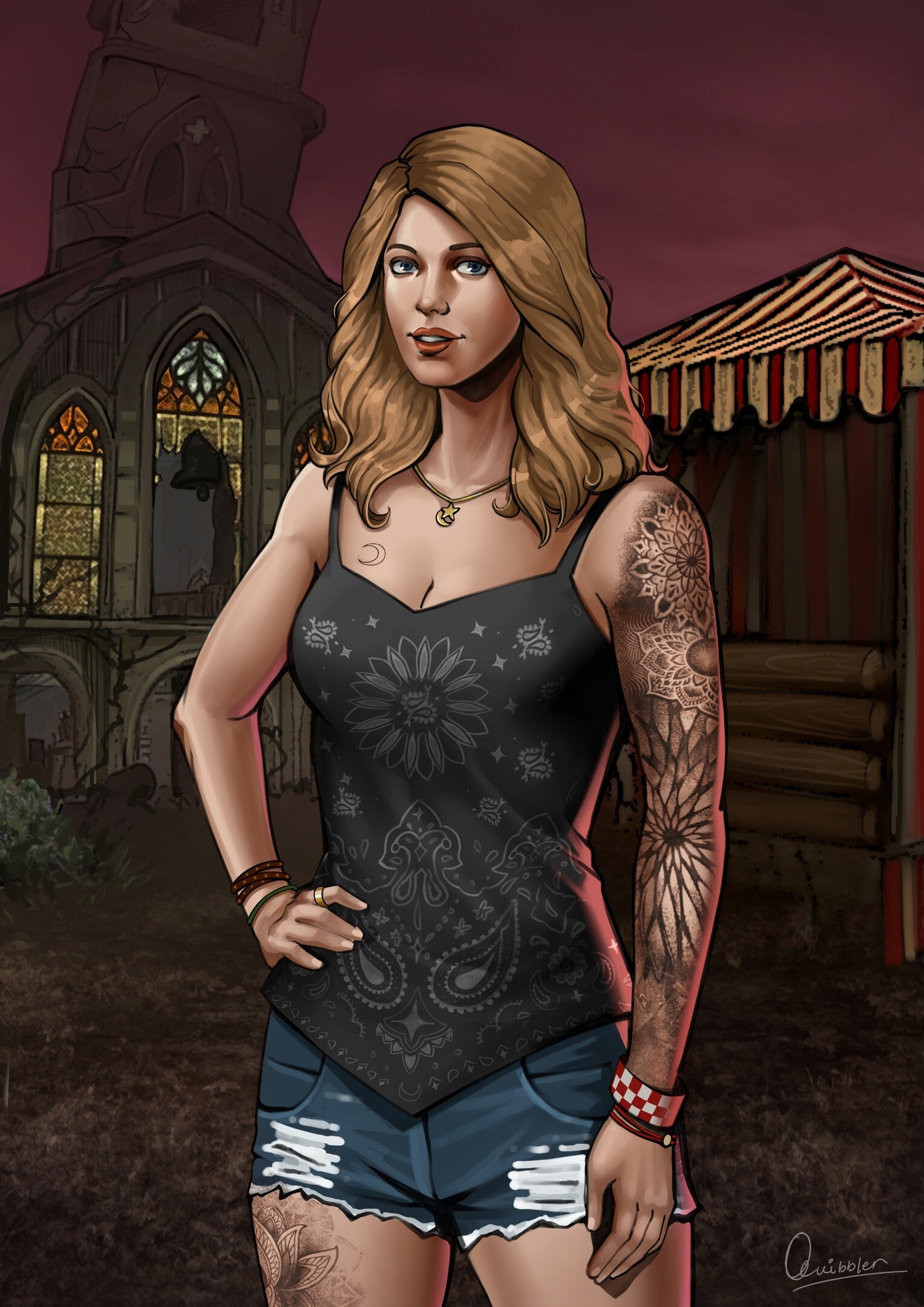 ArtStation - Kate Denson in Father Campbell's Chapel