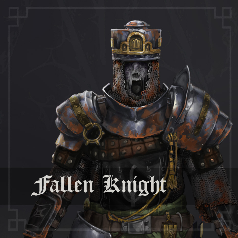 ArtStation - Fallen Knight - redesign of an older artwork