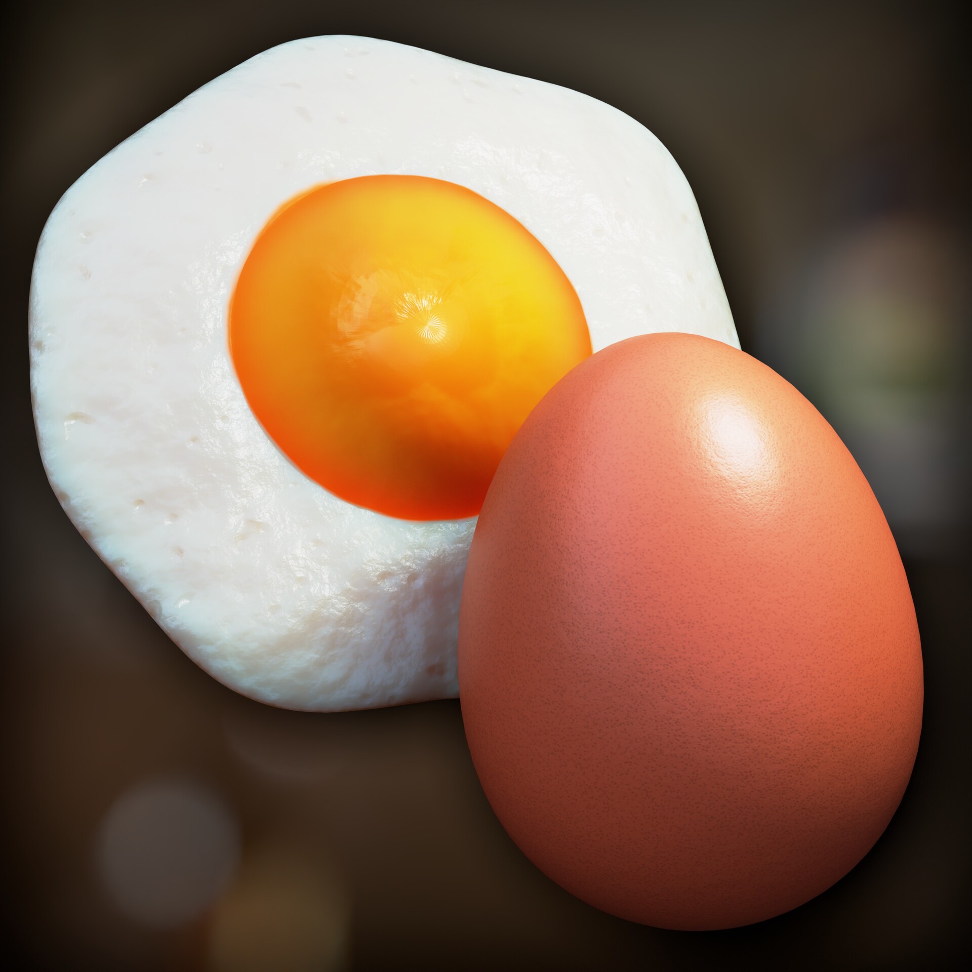 ArtStation - Procedural Egg Materials 🍳 🥚 (Blender Tutorial)