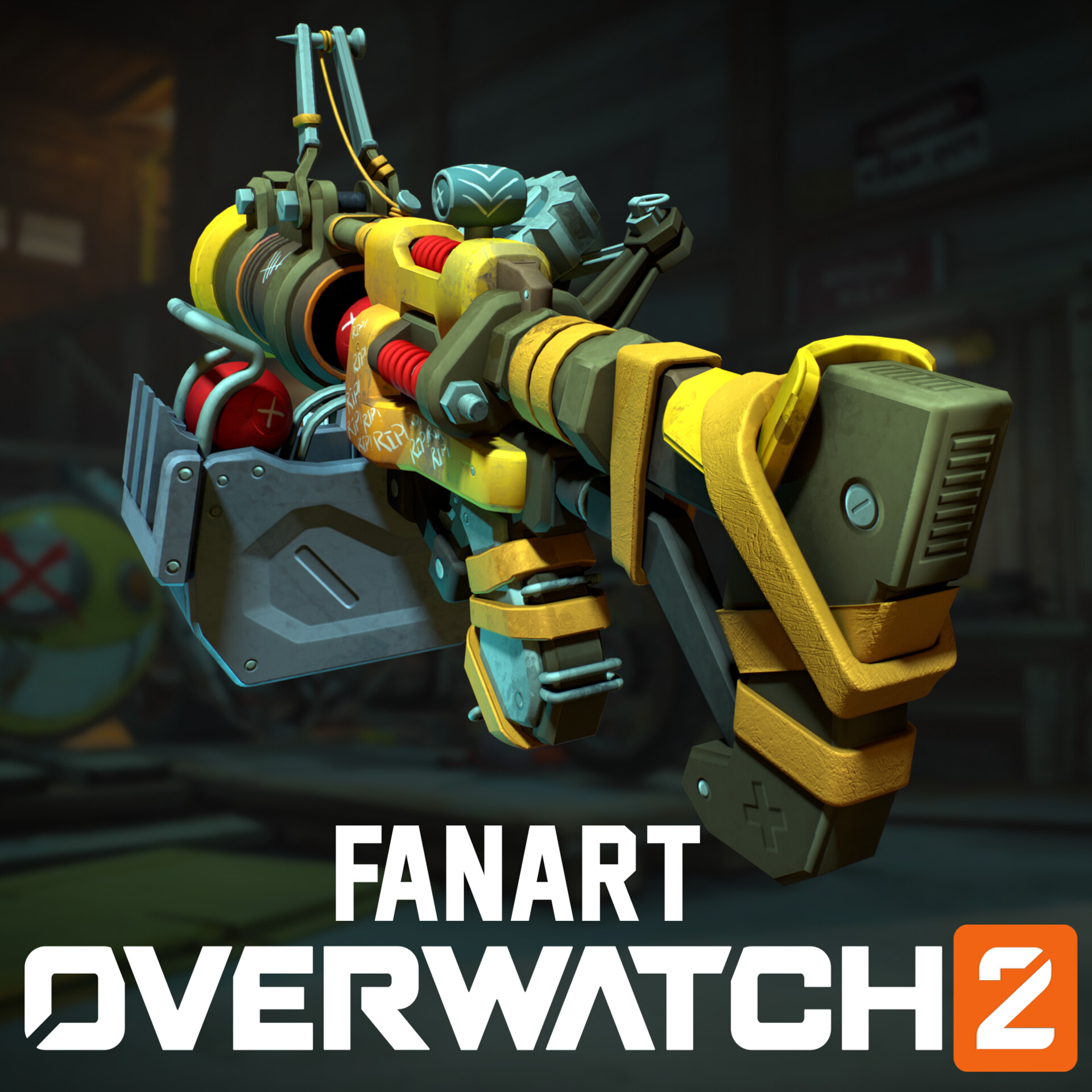 ArtStation - Fanart Overwatch 2 / Chacal Weapon