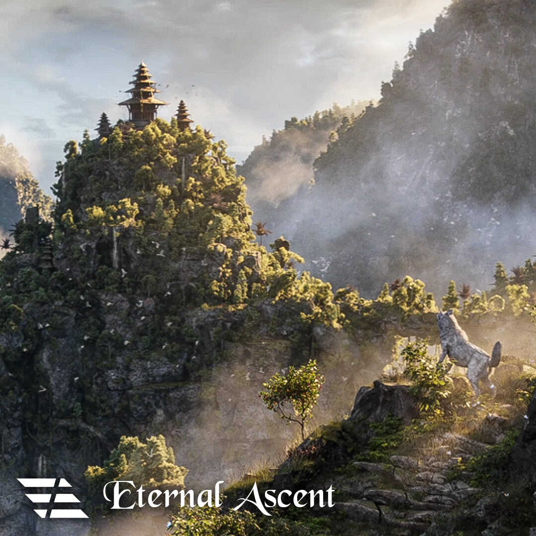 ArtStation - Mystic Mountains | Eternal Ascent 3d community challenge