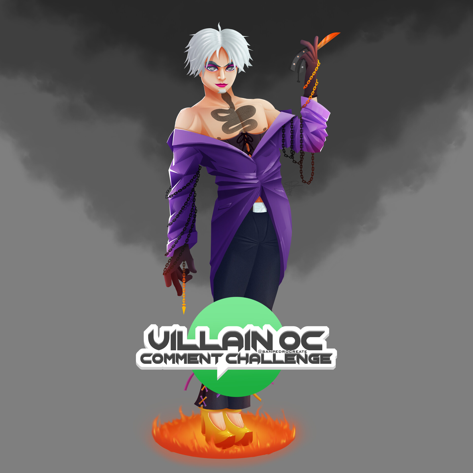 ArtStation - Solder-Man, Villain OC