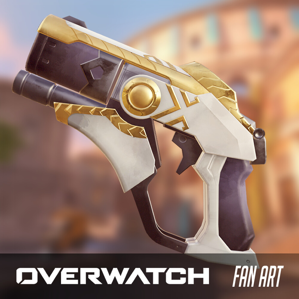 ArtStation - Mercy Winged Victory Gun | FANART